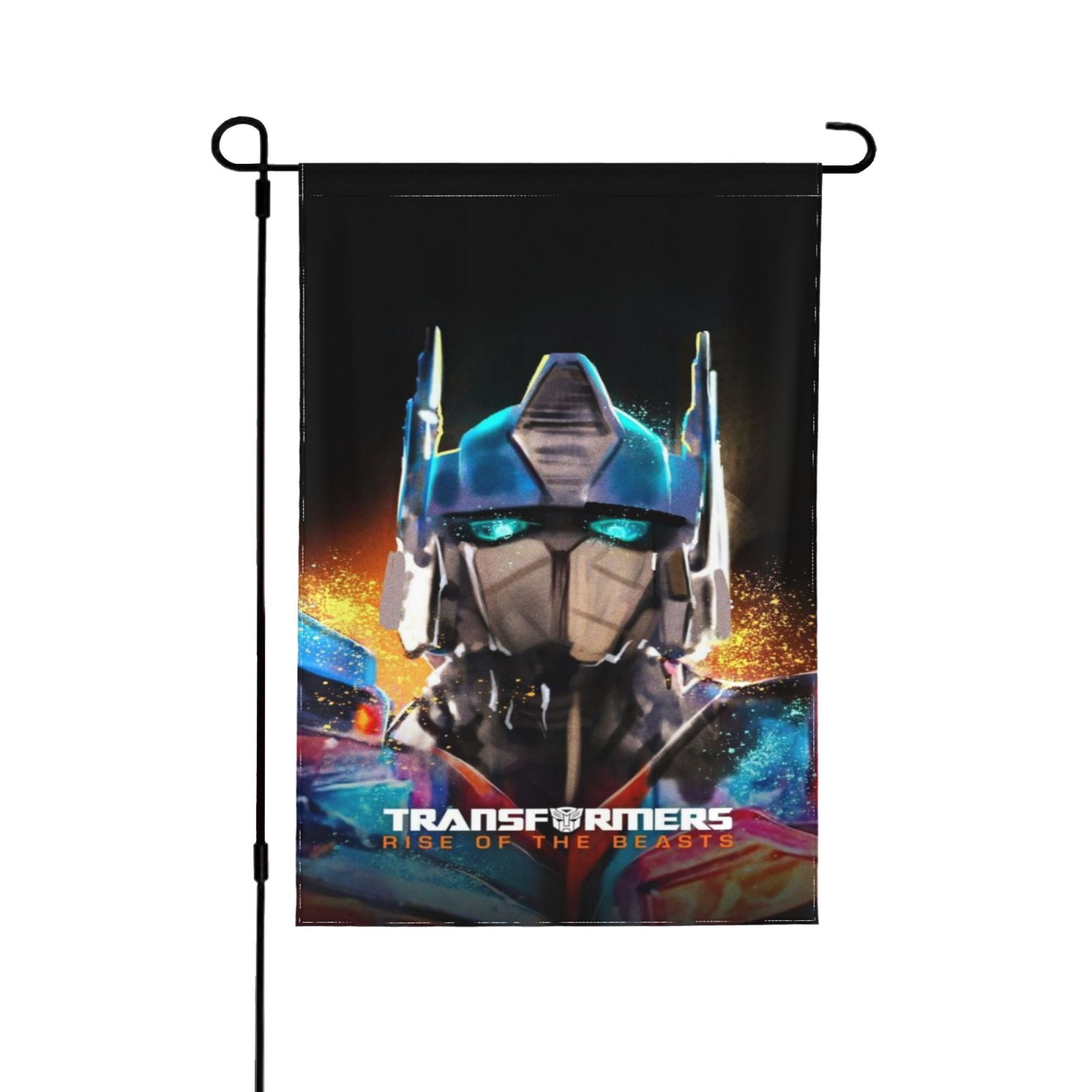 Transformers Double Sided Cartoon Yard Flags 28x40 Inch Burlap Outdoor ...
