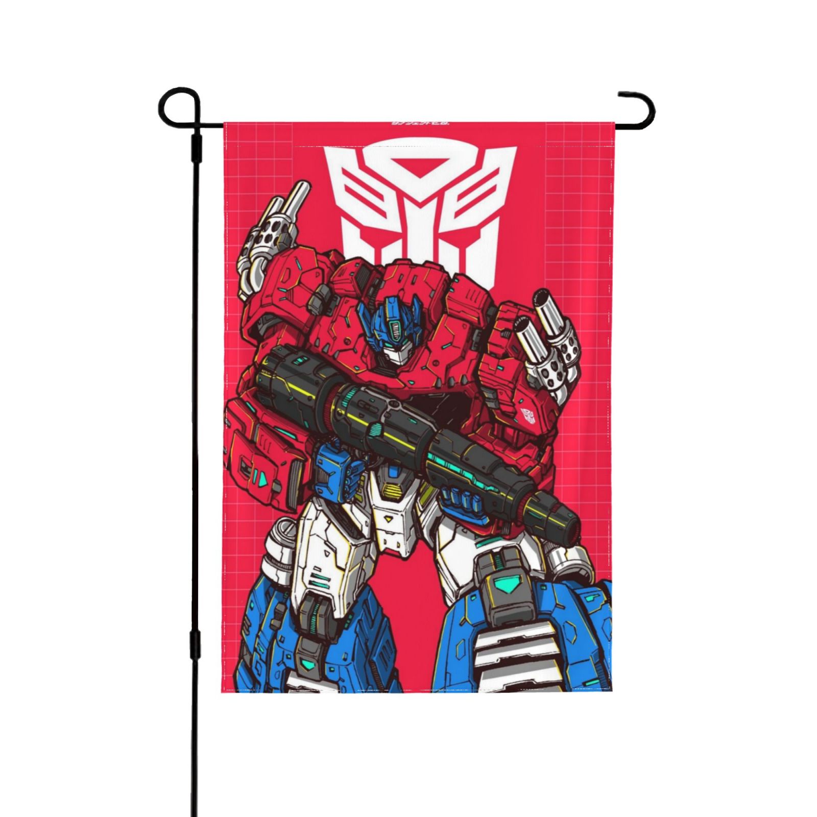 Transformers Double Sided Cartoon Yard Flags 28x40 Inch Burlap Outdoor ...