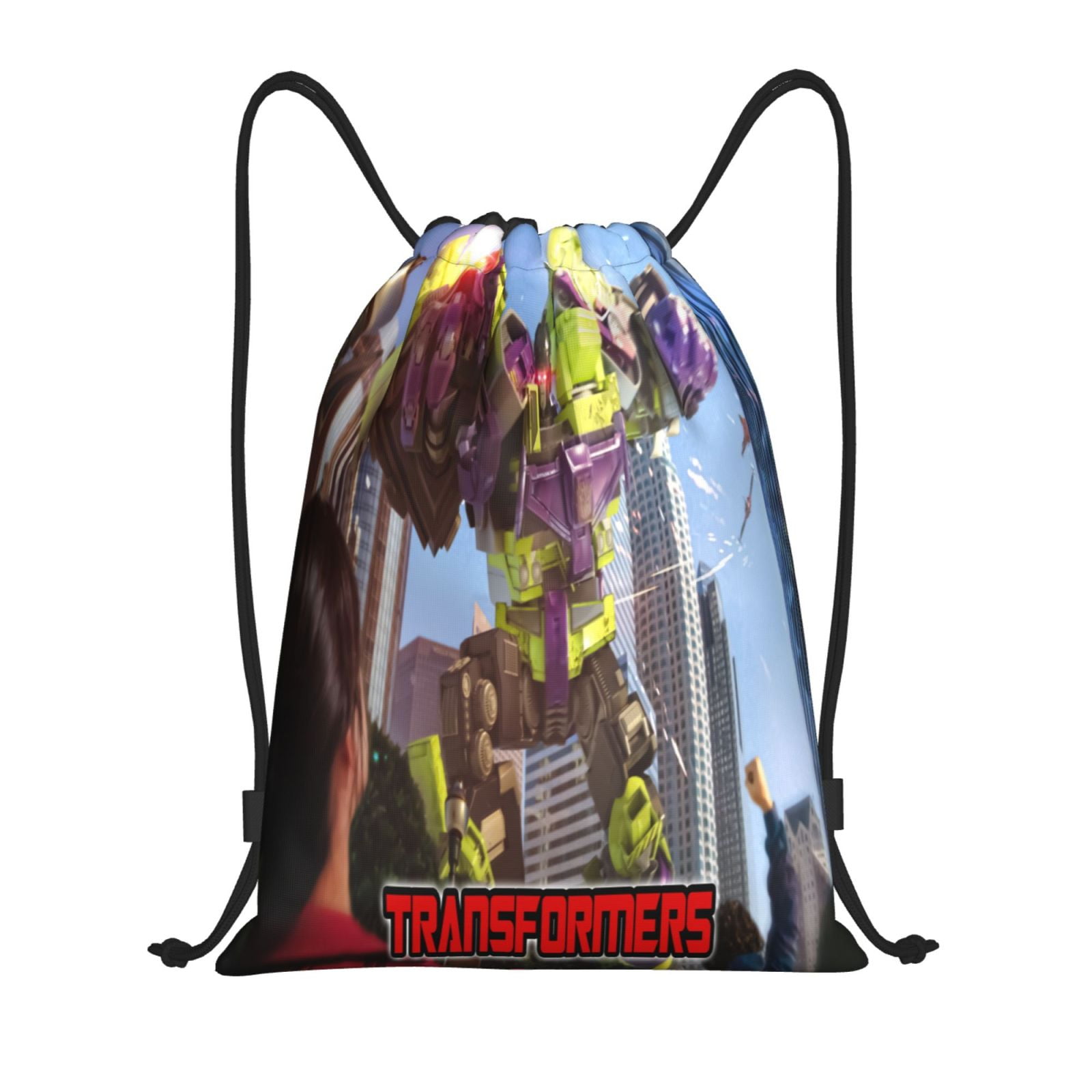 Transformers Drawstring Bag Gym Bag Sports Backpack Sack Sackpack ...