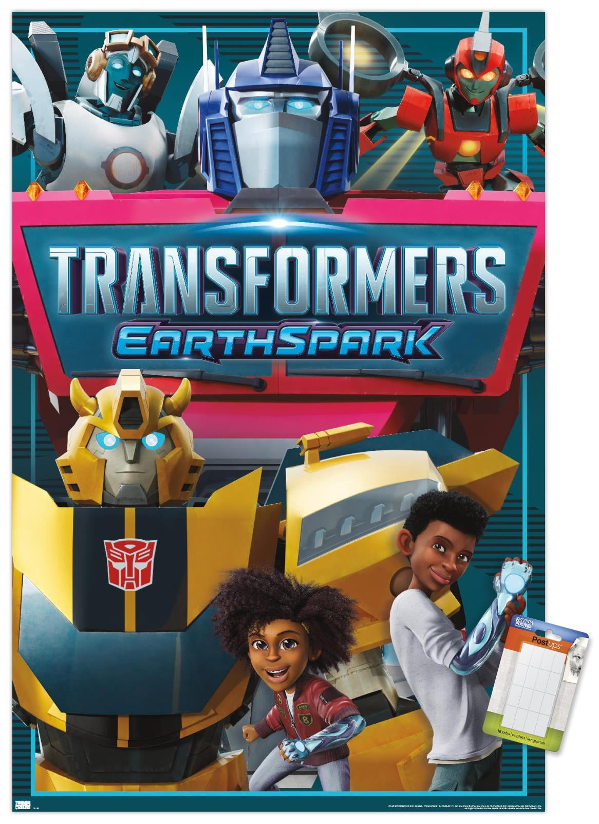 Transformers: Earthspark - Group Wall Poster, 14.725" x 22.375 ...