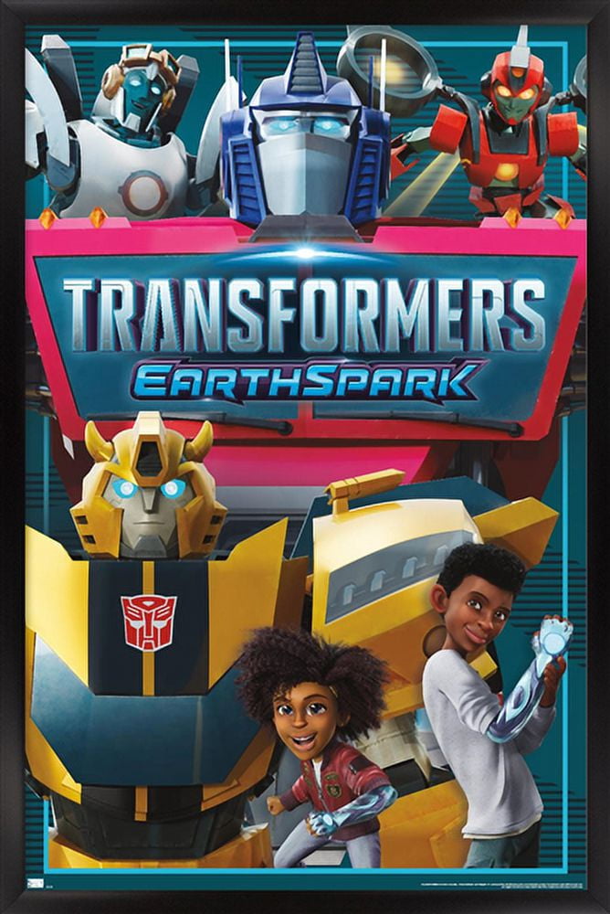 Transformers: Earthspark - Group Wall Poster, 22.375" x 34" Framed ...