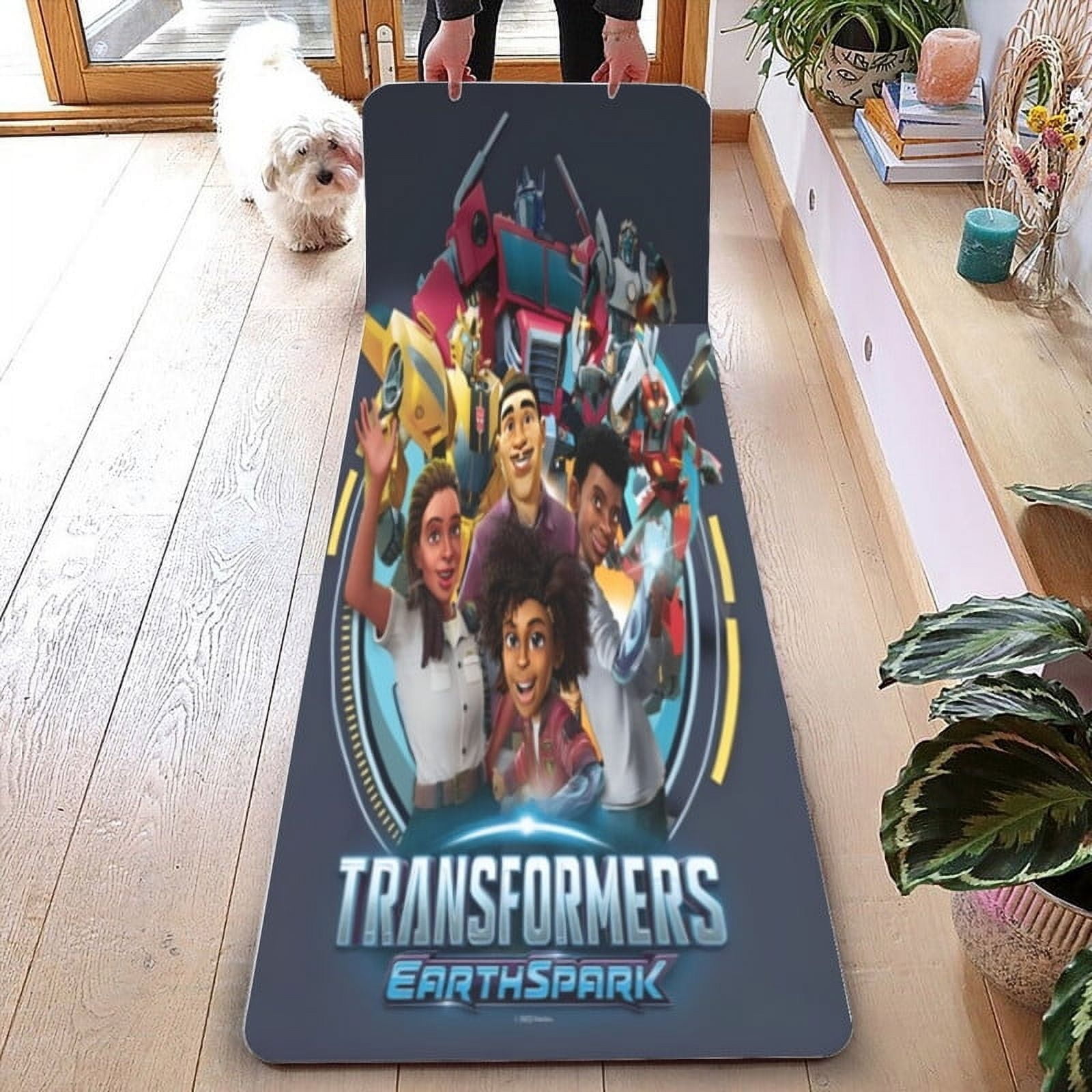 Transformers Earthspark yoga mat offers comfortable sTransformers ...