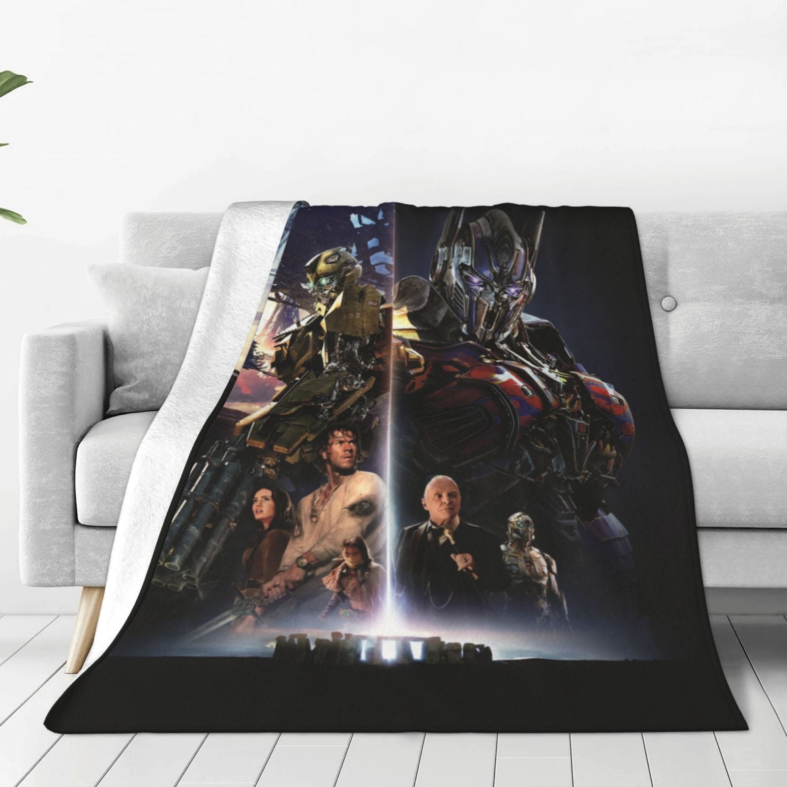 Transformers Flannel Throw Blanket For Adult Kids, Soft Fluffy Blankets ...