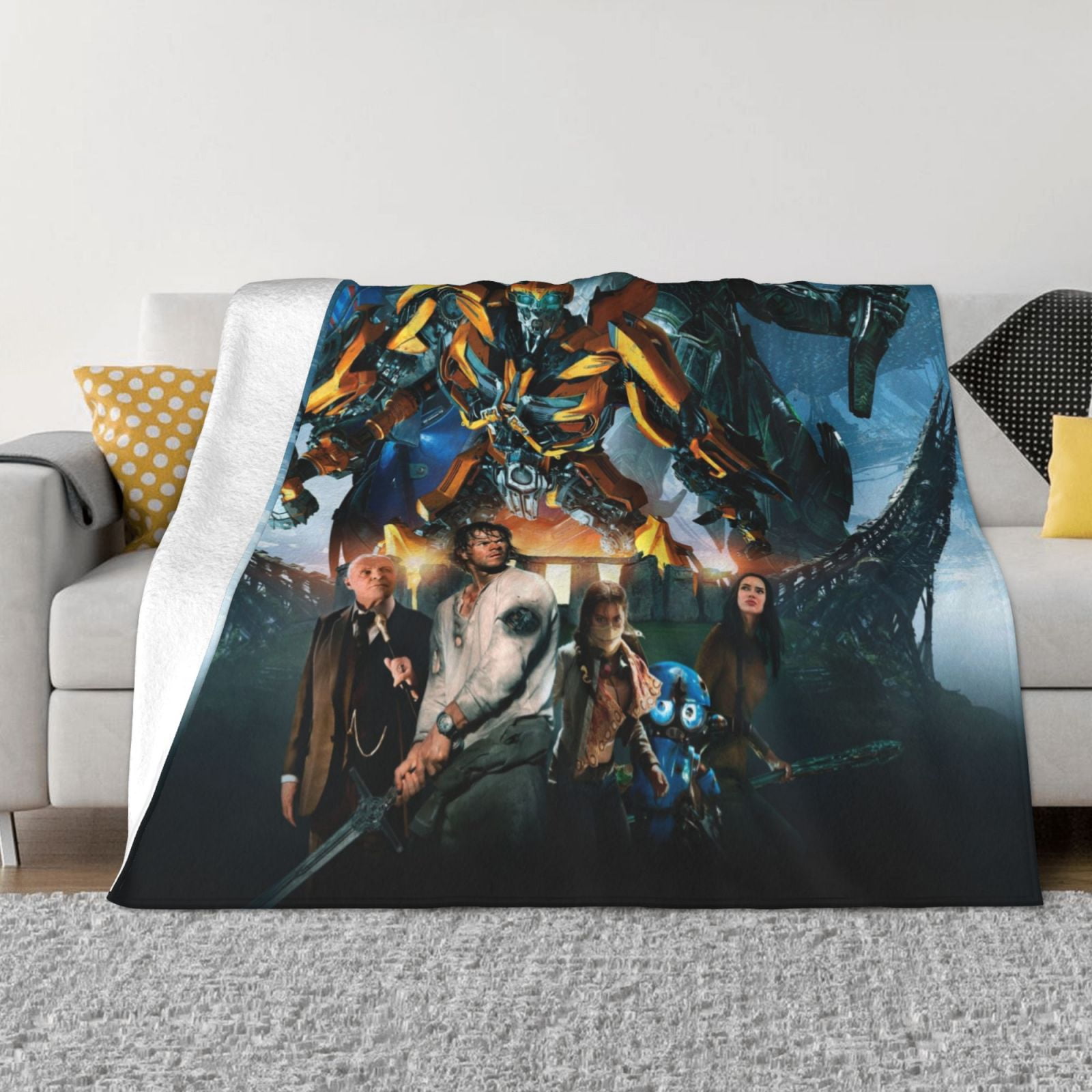 Transformers Fleece Blanket Super Soft Warm Throw Blankets, Plush Cozy ...