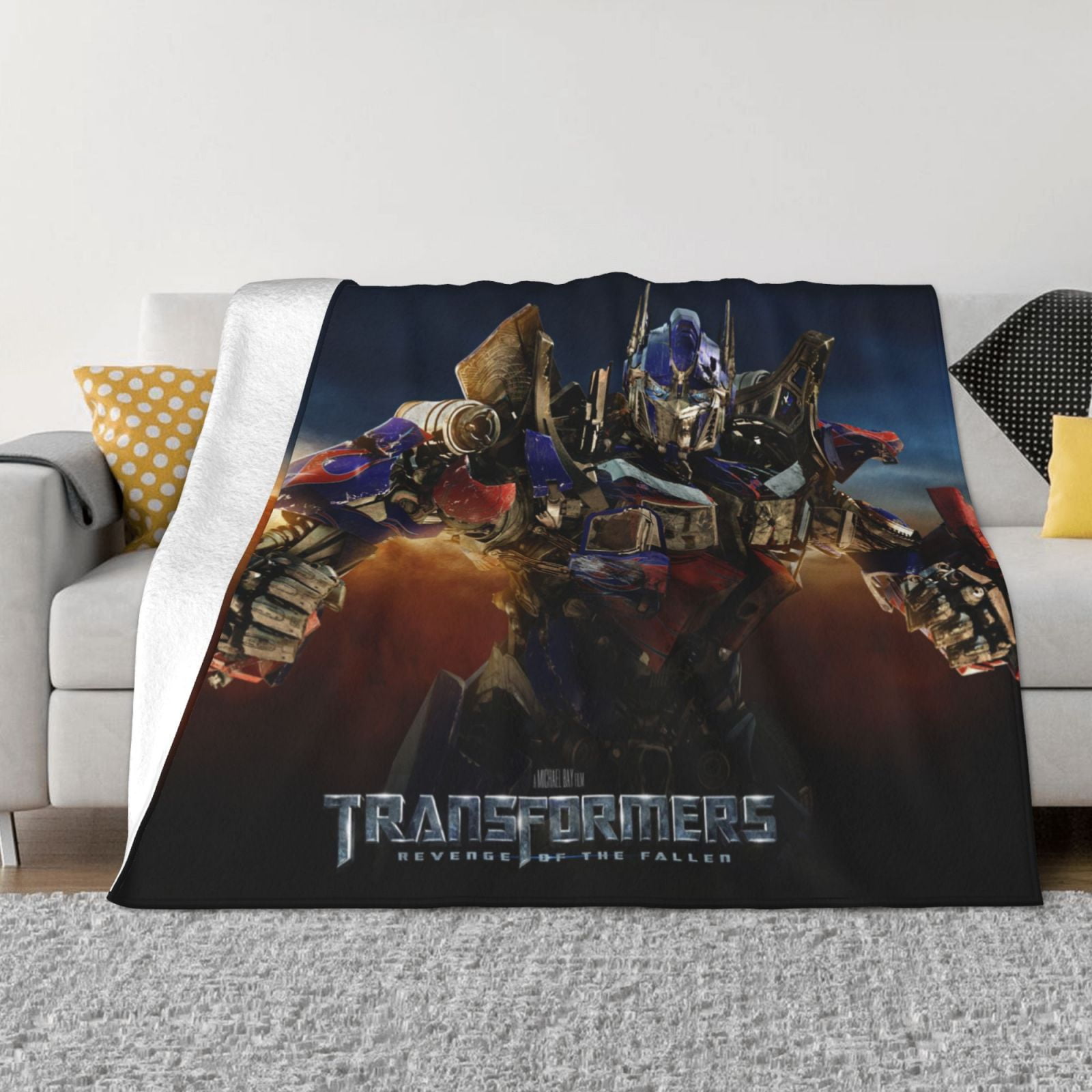 Transformers Fleece Blanket Super Soft Warm Throw Blankets, Plush Cozy ...