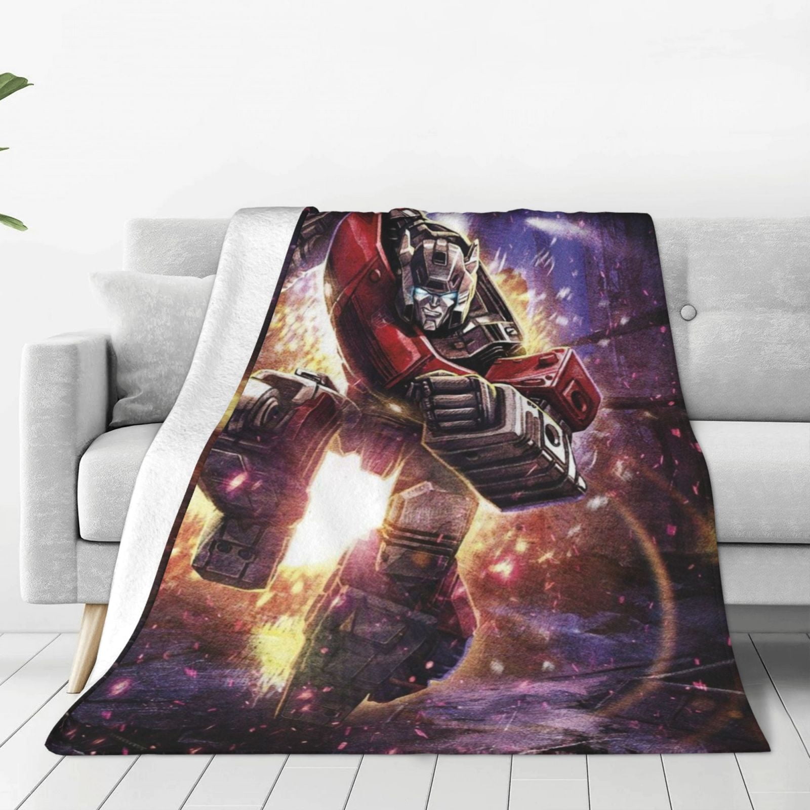 Transformers Fleece Blanket Super Soft Warm Throw Blankets, Plush Cozy ...