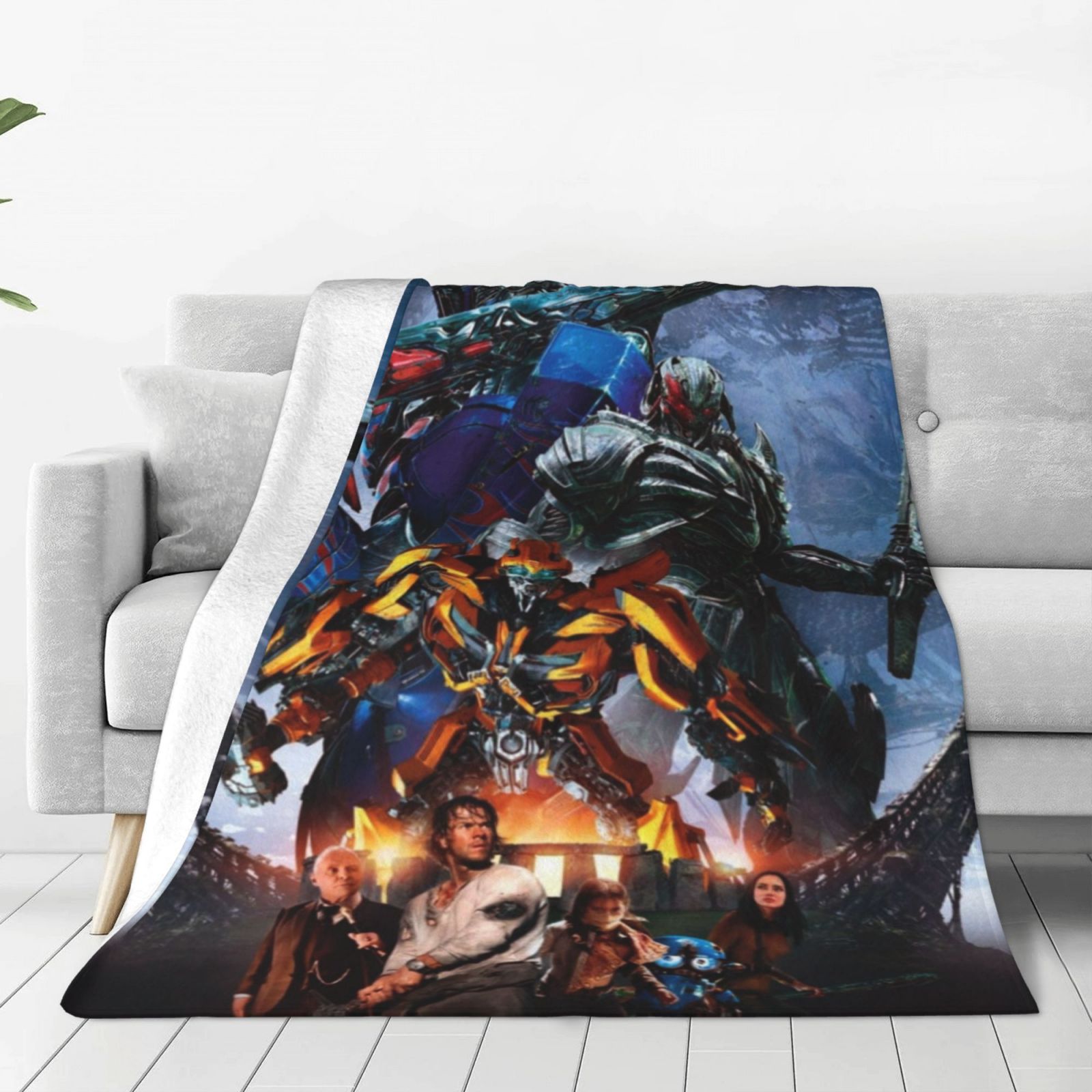 Transformers Fleece Blanket Super Soft Warm Throw Blankets, Plush Cozy ...