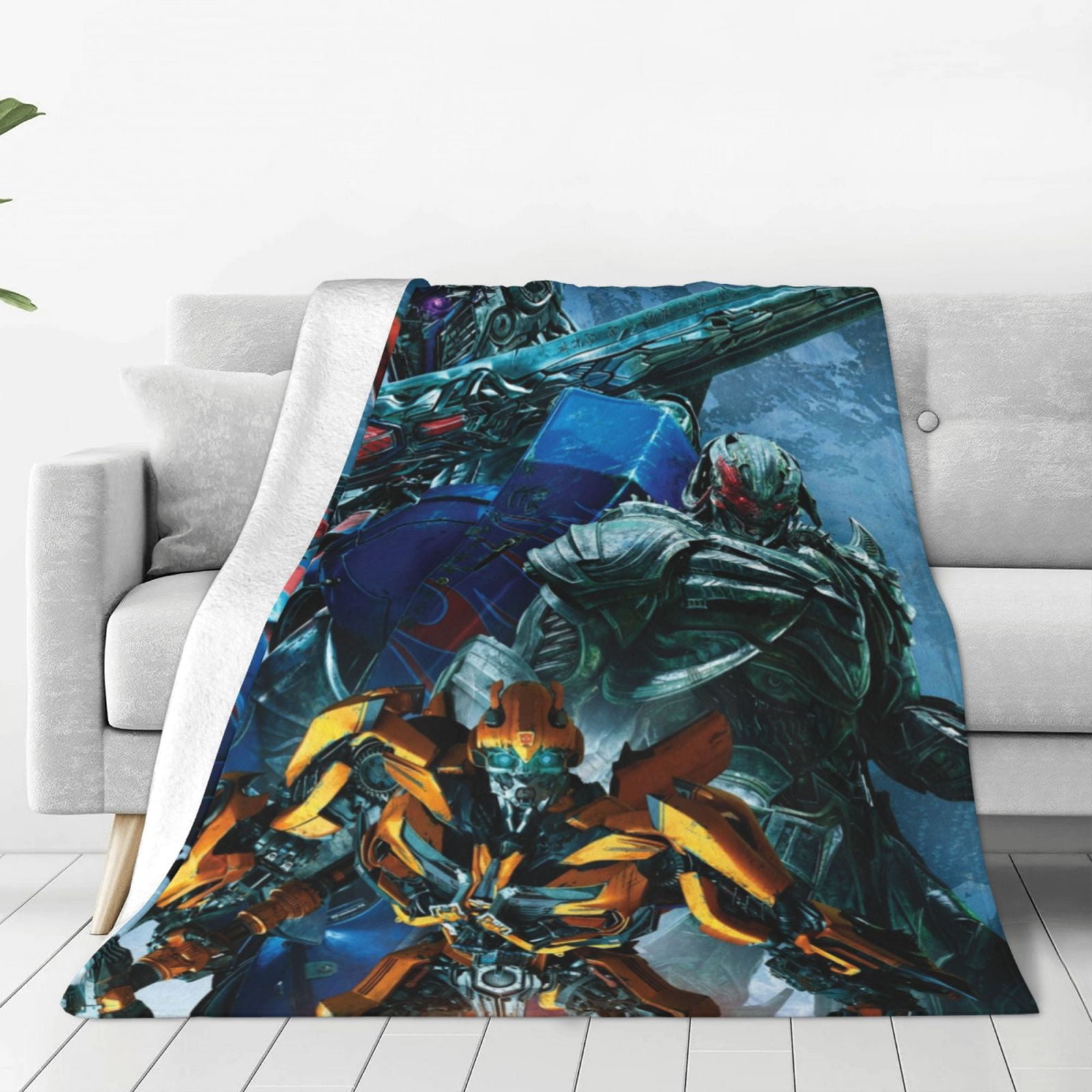 Transformers Fleece Blanket Super Soft Warm Throw Blankets, Plush Cozy ...