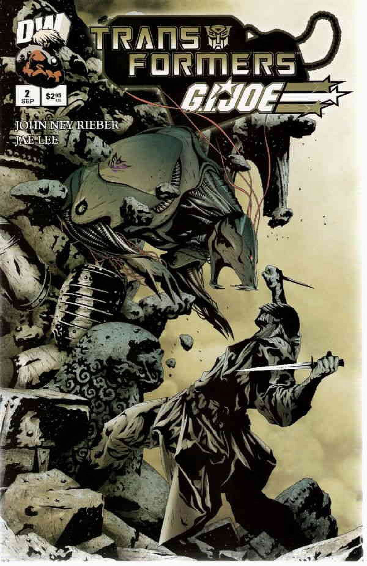 Transformers/G.I. Joe #2 VF ; Dreamwave Comic Book - Walmart.com
