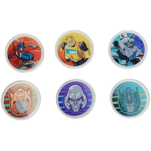 Transformers G1 Acrylic Badge Set - 6-Pack Collectible Pins with ...