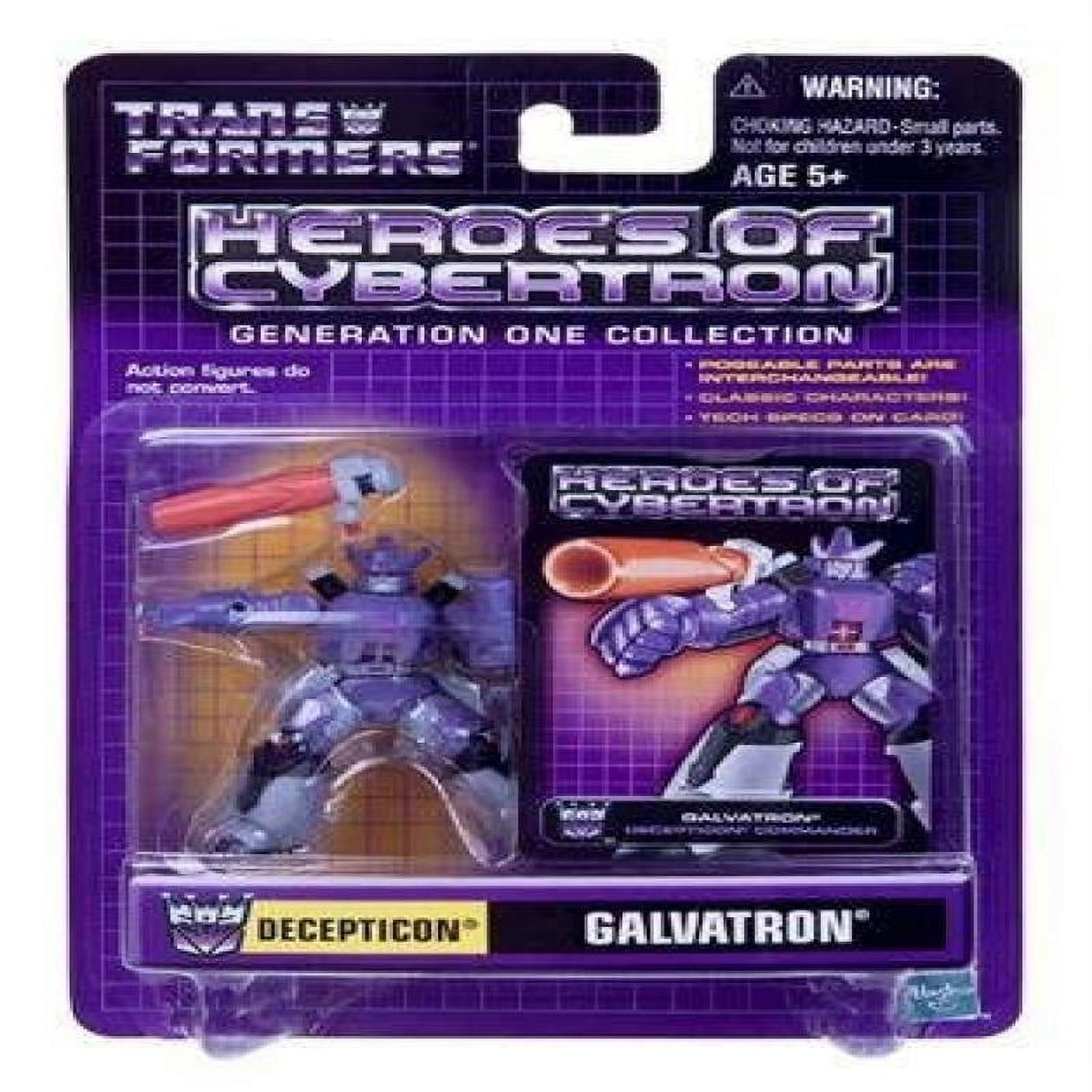Transformers Heroes of Cybertron Generation One Collection Galvatron ...