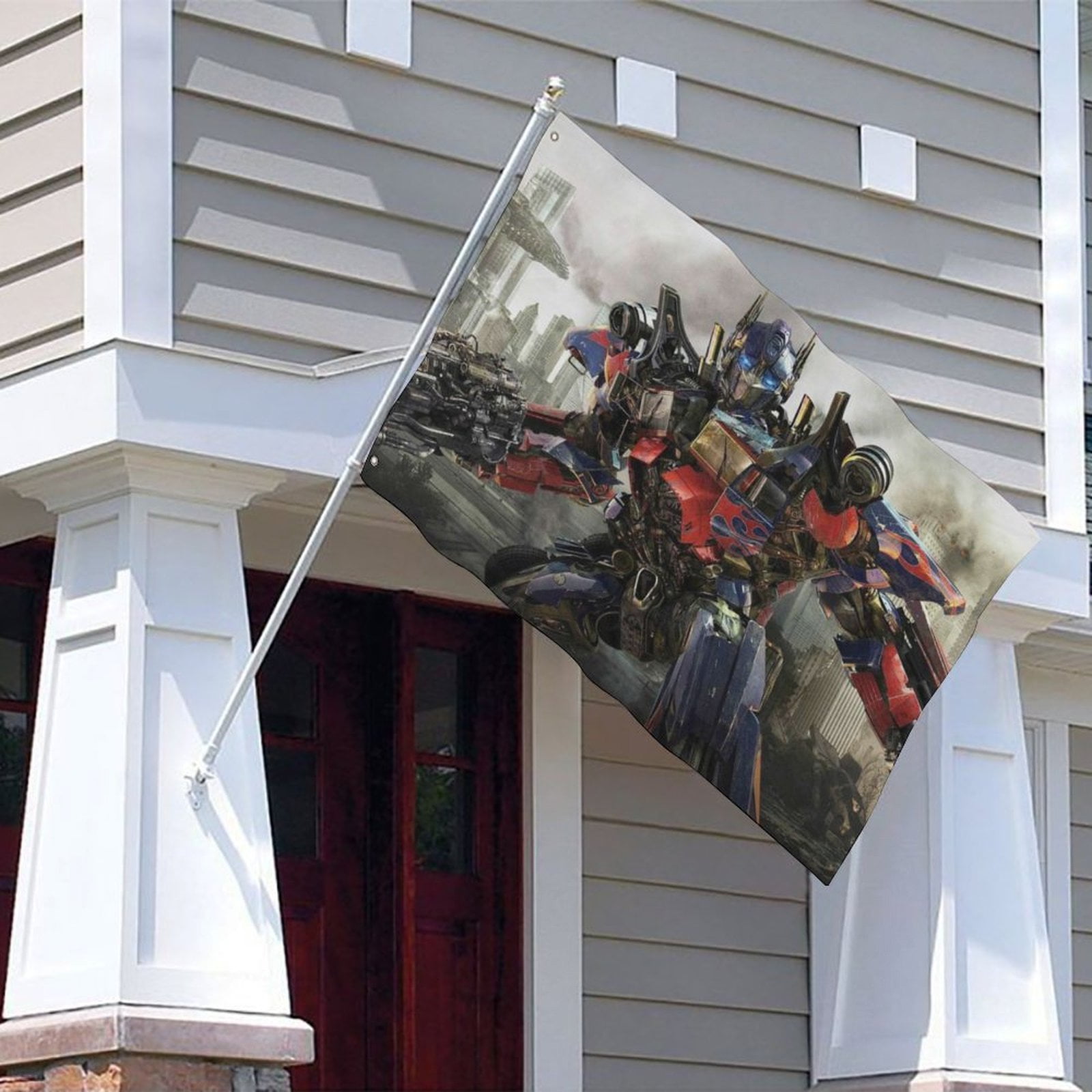 Transformers Garden Banner - Double-Sided House Outdoor Flag for Yard ...
