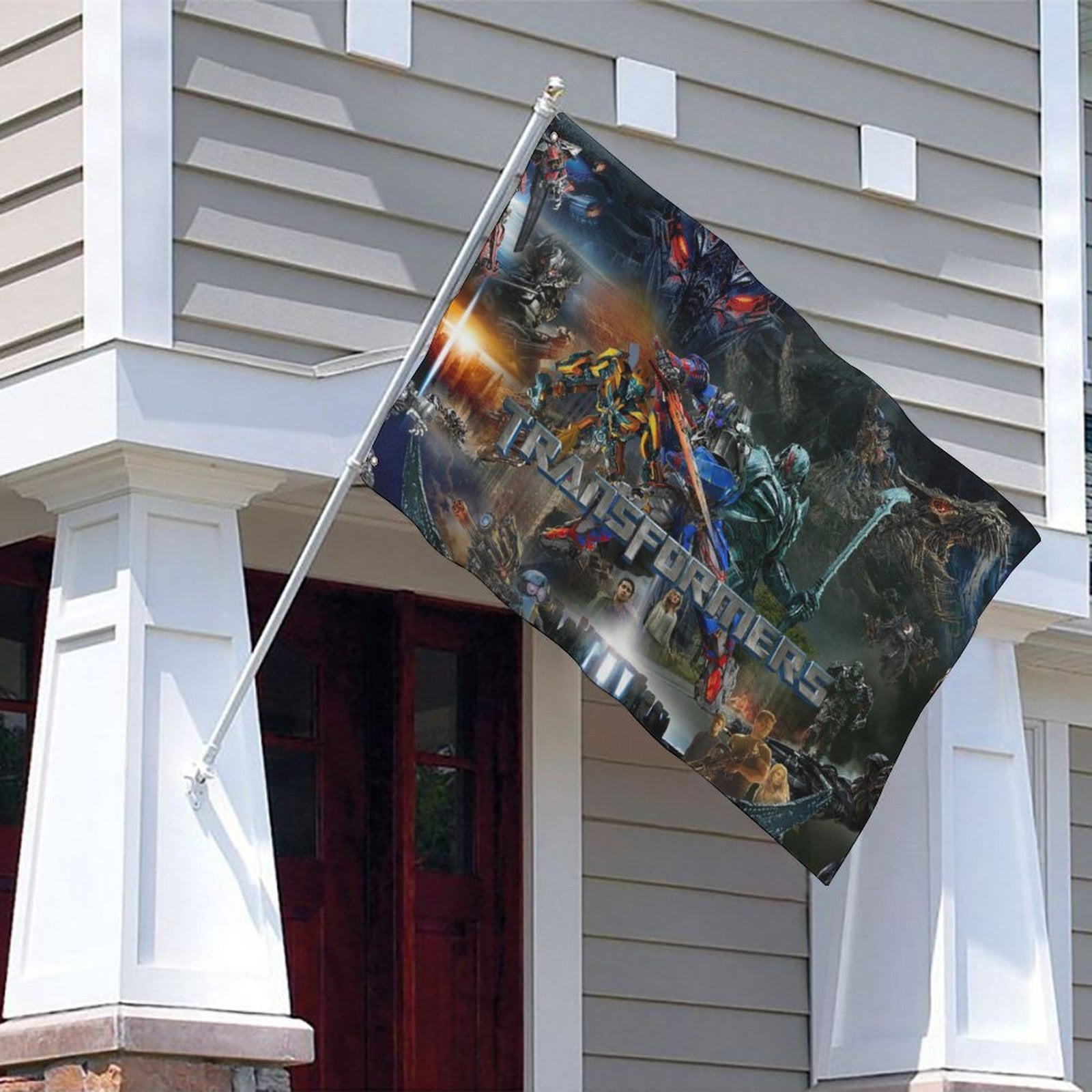 Transformers Garden Banner - Double-Sided House Outdoor Flag for Yard ...