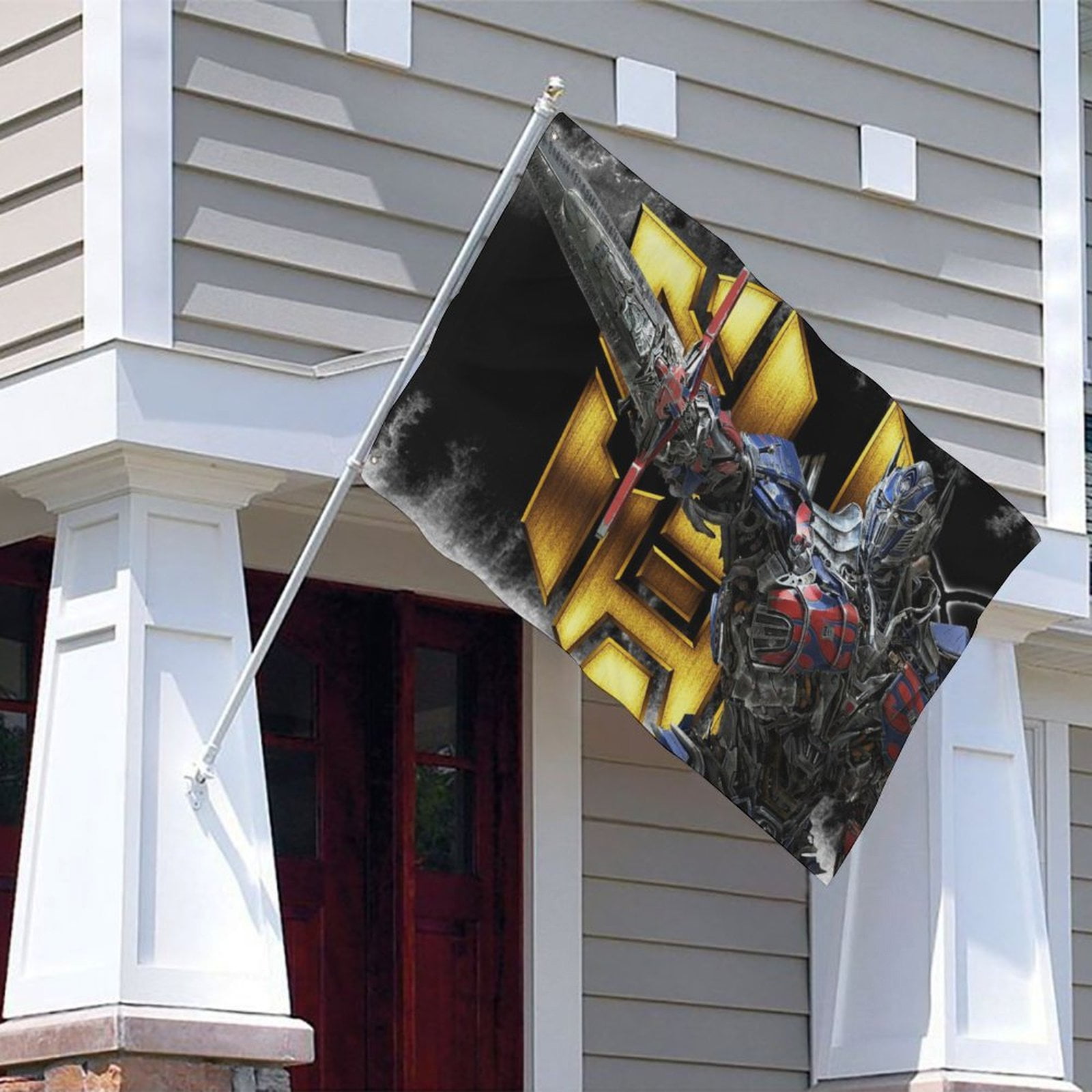 Transformers Garden Banner - Double-Sided House Outdoor Flag for Yard ...