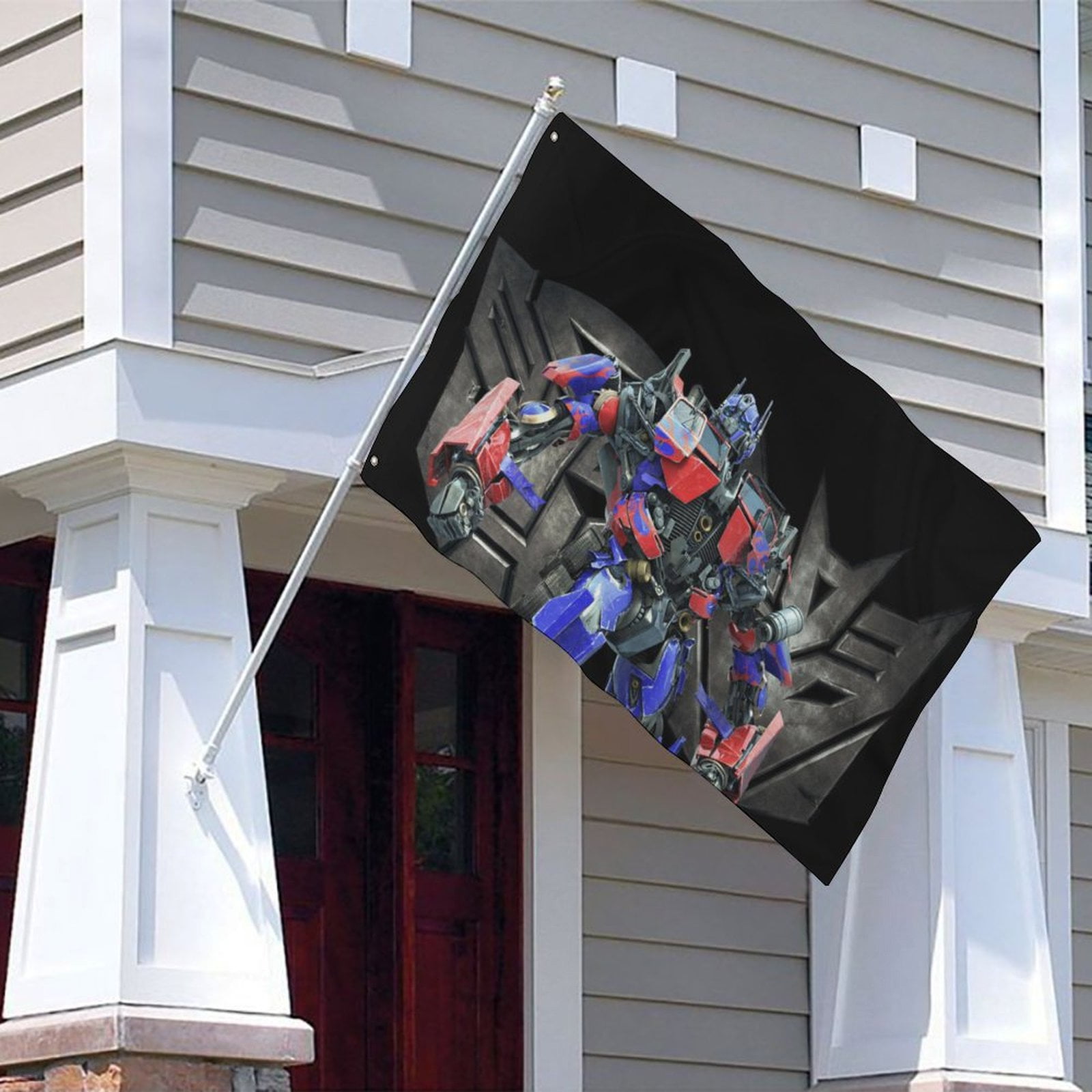 Transformers Garden Banner - Double-Sided House Outdoor Flag for Yard ...