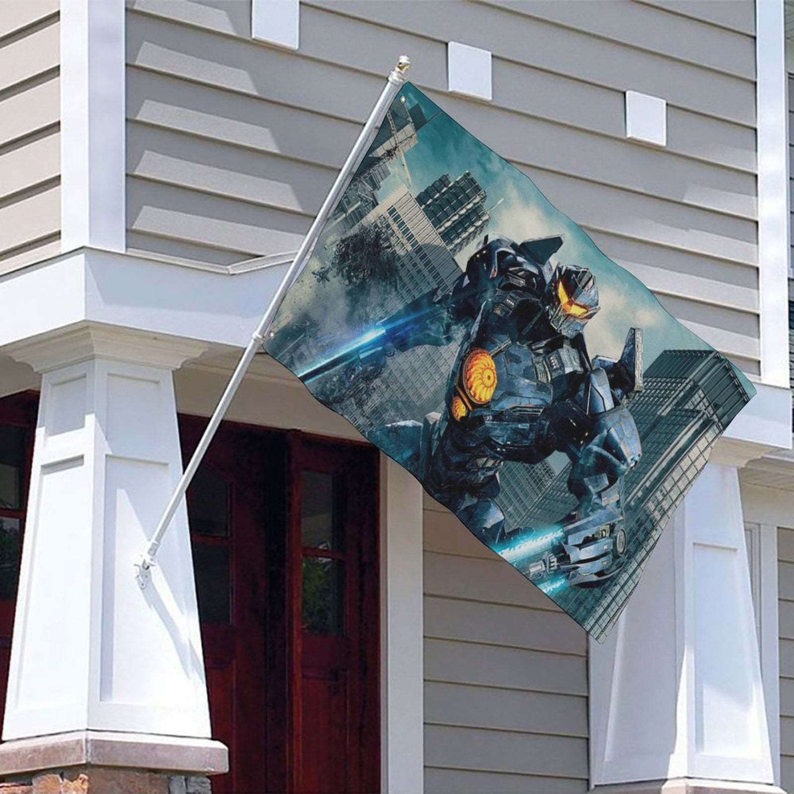 Transformers Garden Banner - Double-Sided House Outdoor Flag for Yard ...