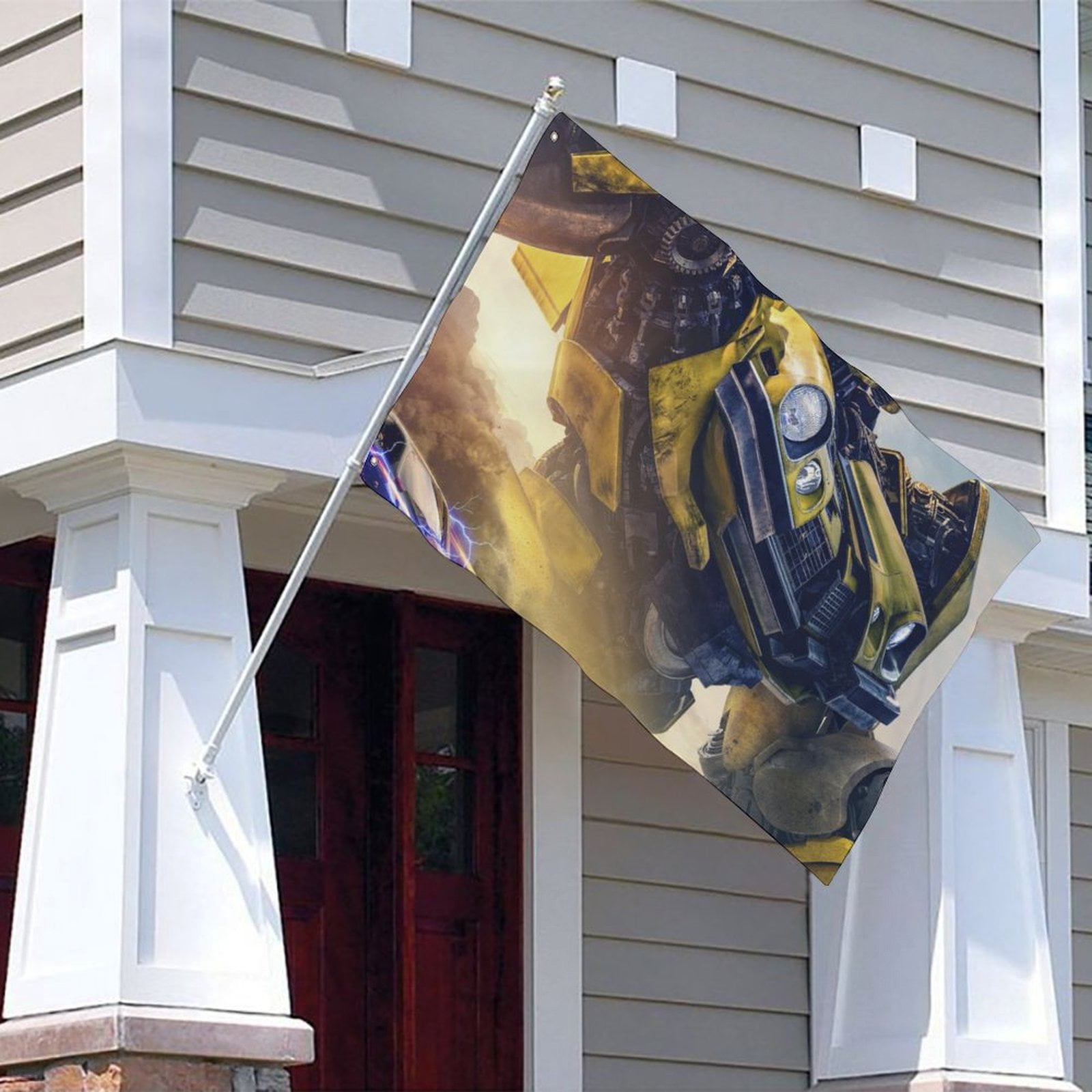 Transformers Garden Banner - Double-Sided House Outdoor Flag for Yard ...