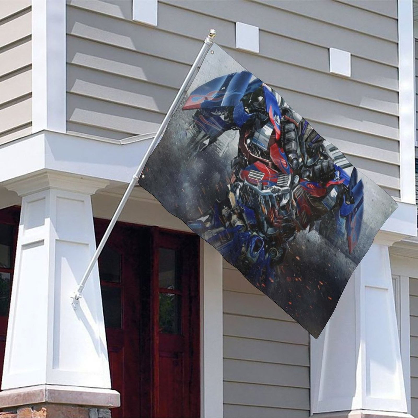 Transformers Garden Banner - Double-Sided House Outdoor Flag for Yard ...