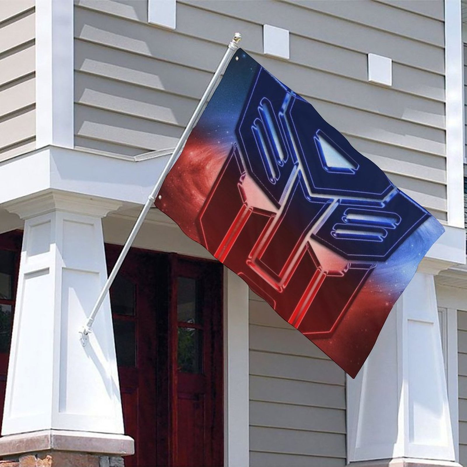 Transformers Garden Banner - Double-Sided House Outdoor Flag for Yard ...