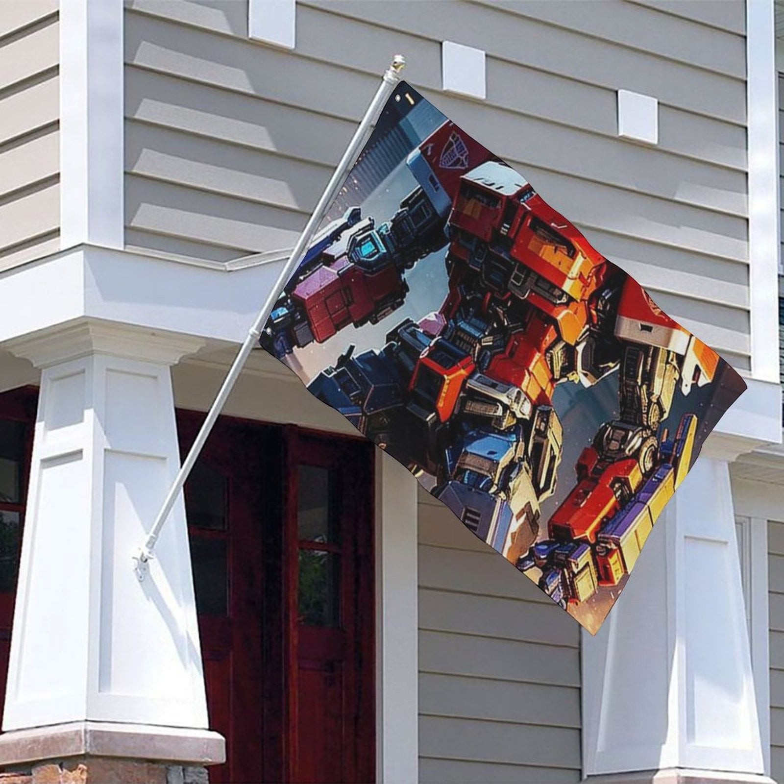 Transformers Garden Banner - Double-Sided House Outdoor Flag for Yard ...