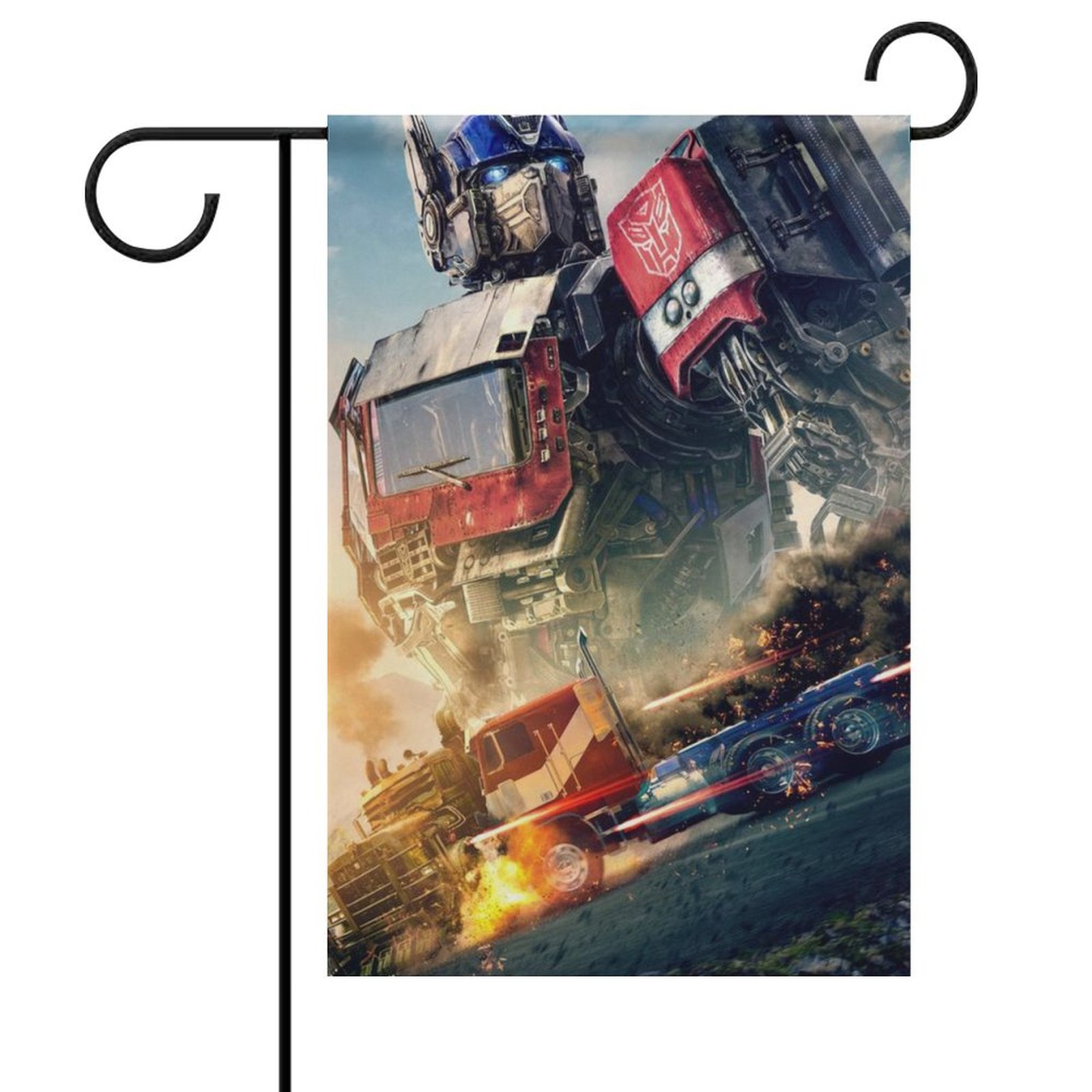 Transformers Garden Banner - Double-Sided House Outdoor Flag for Yard ...