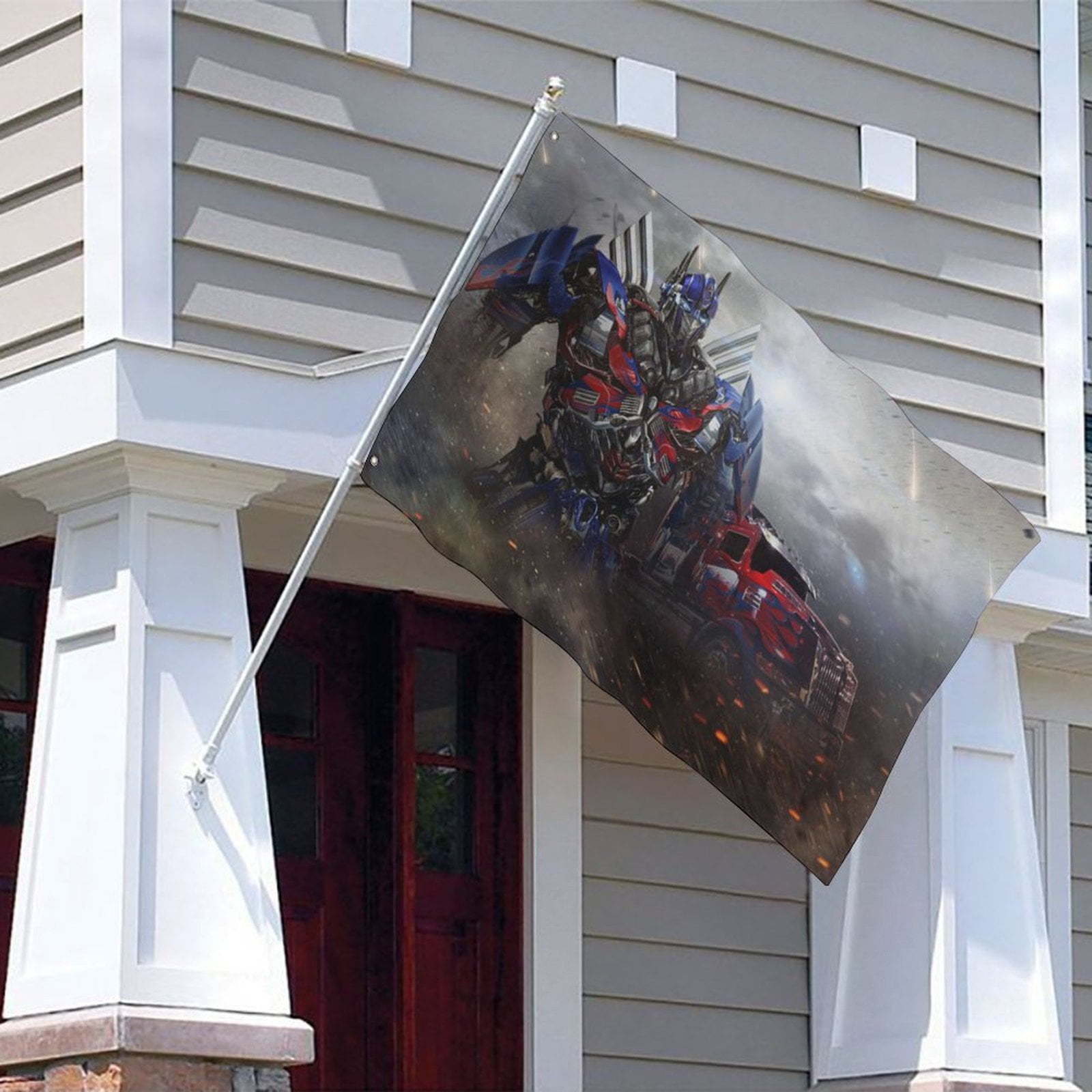 Transformers Garden Banner - Double-Sided House Outdoor Flag for Yard ...