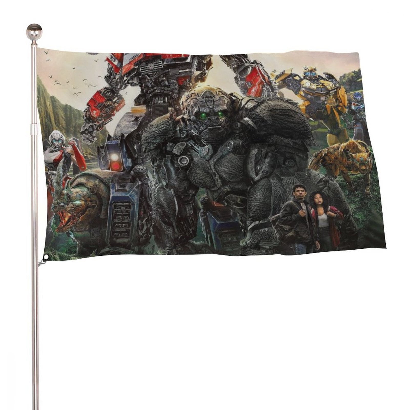 Transformers Garden Banner - Double-Sided House Outdoor Flag for Yard ...