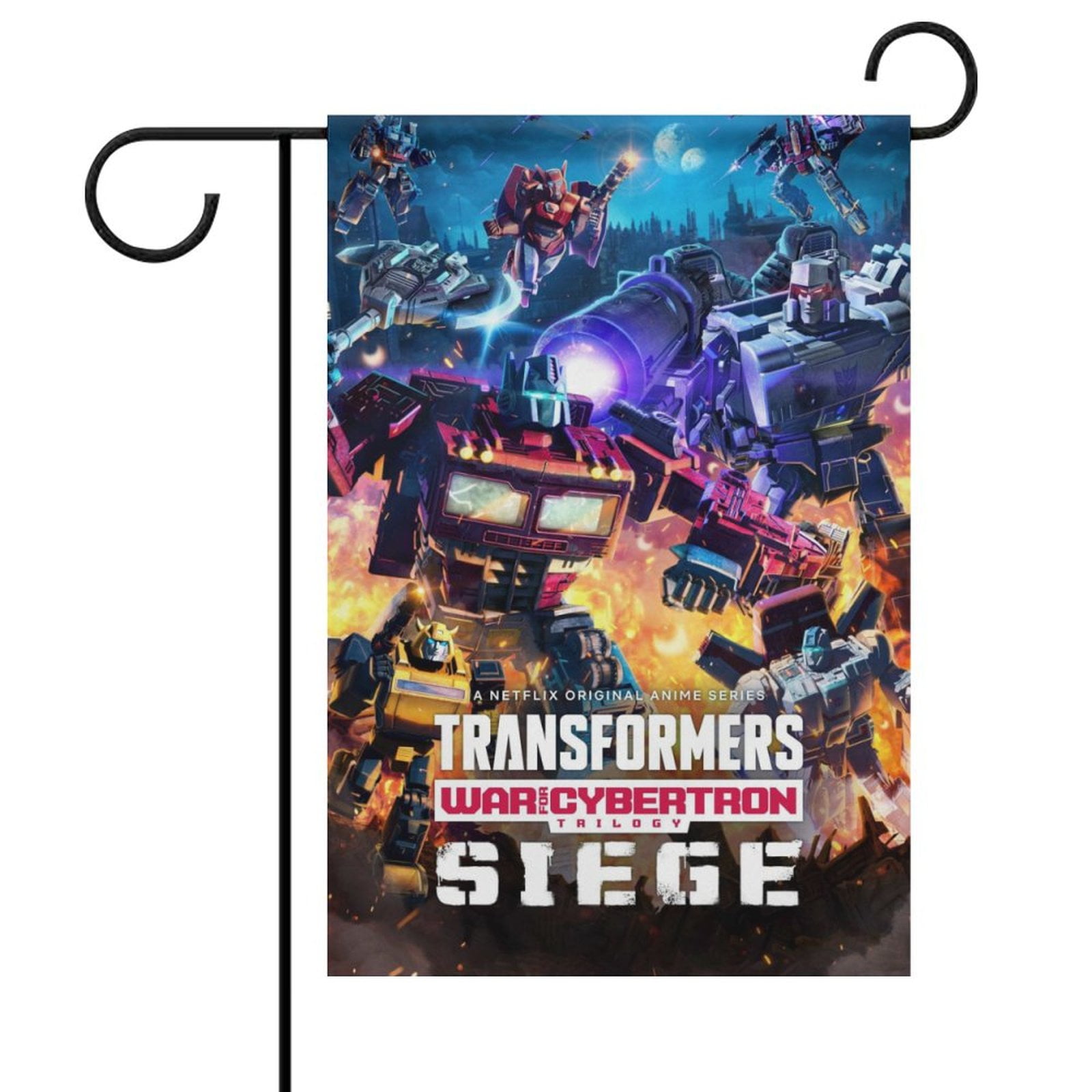 Transformers Garden Banner - Double-Sided House Outdoor Flag for Yard ...