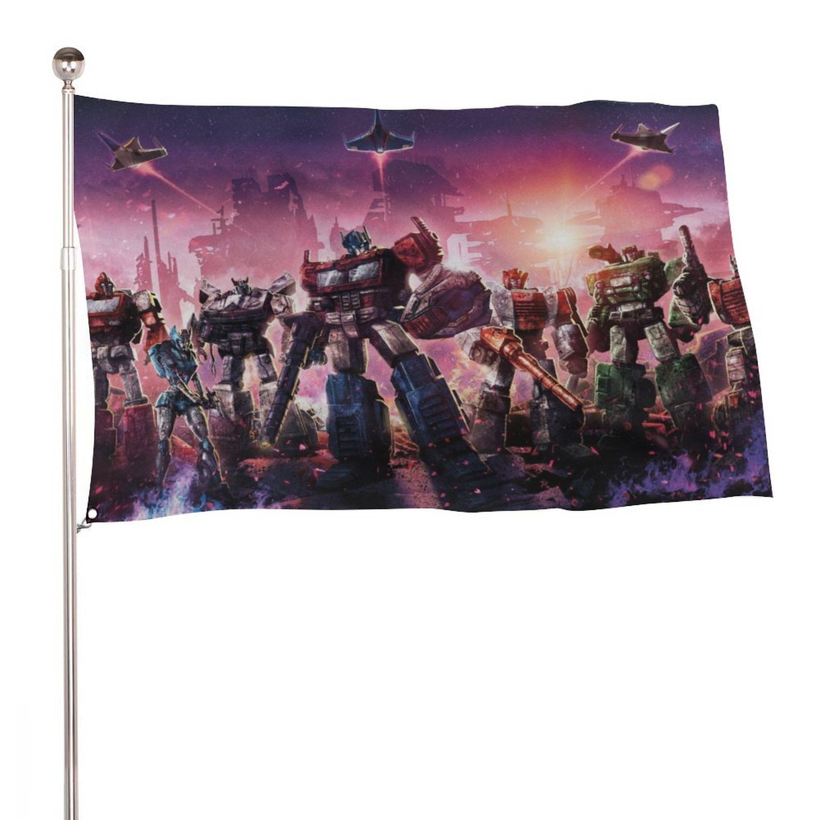 Transformers Garden Banner - Double-Sided House Outdoor Flag for Yard ...