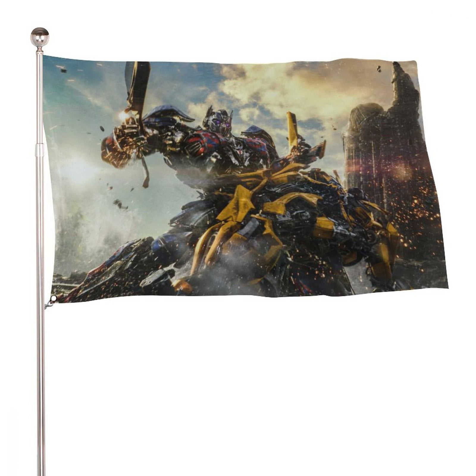 Transformers Garden Banner - Double-Sided House Outdoor Flag for Yard ...