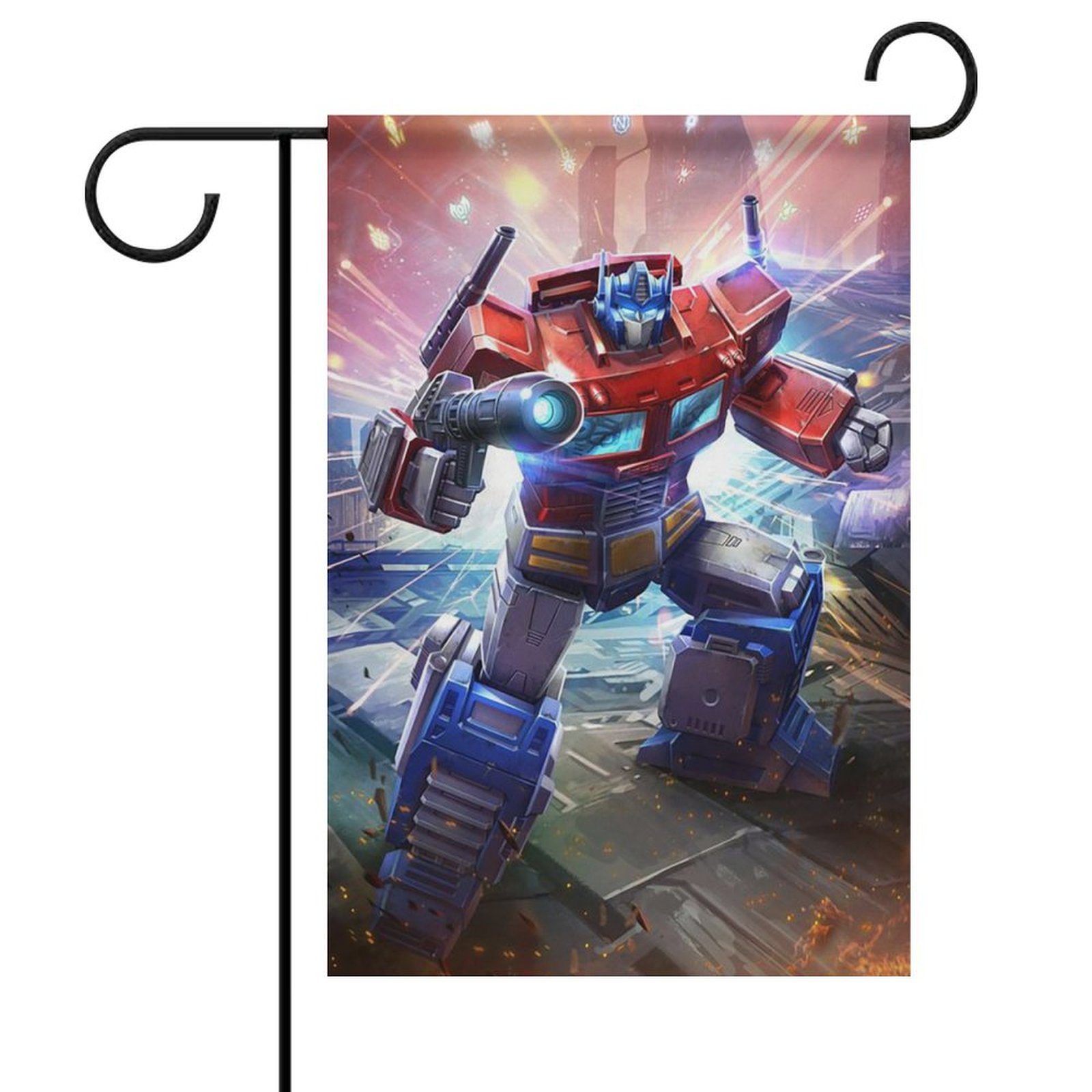 Transformers Garden Banner - Double-Sided House Outdoor Flag for Yard ...