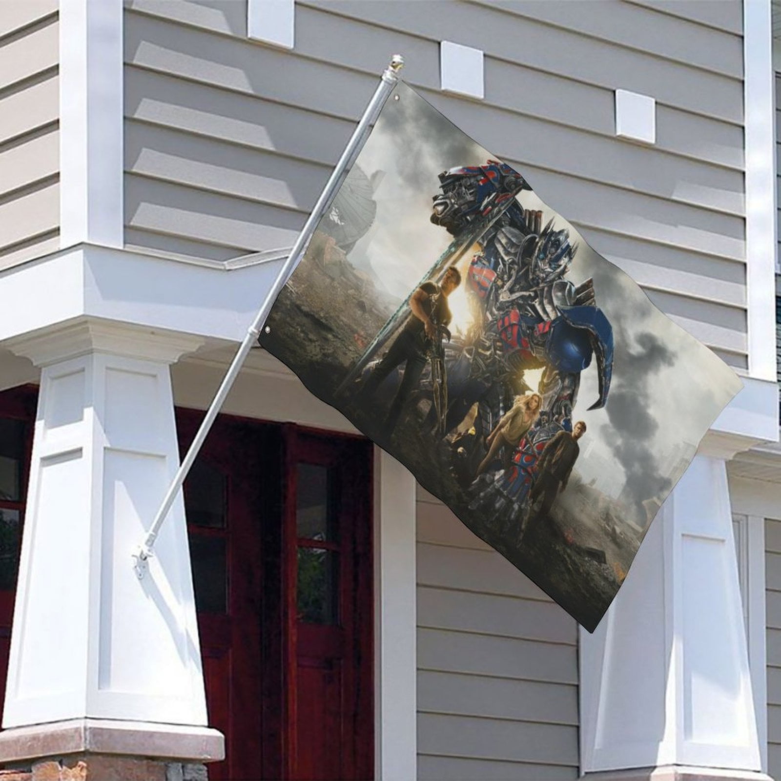 Transformers Garden Banner - Double-Sided House Outdoor Flag for Yard ...