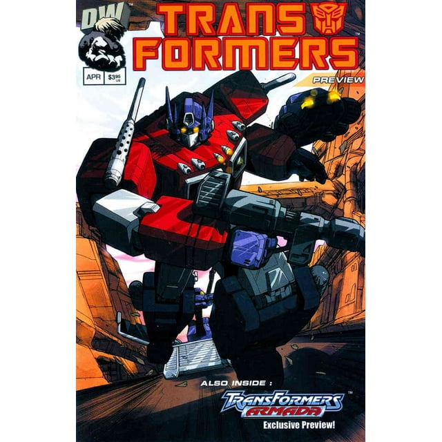 Transformers: Generation 1 Preview #1A VF ; Dreamwave Comic Book ...