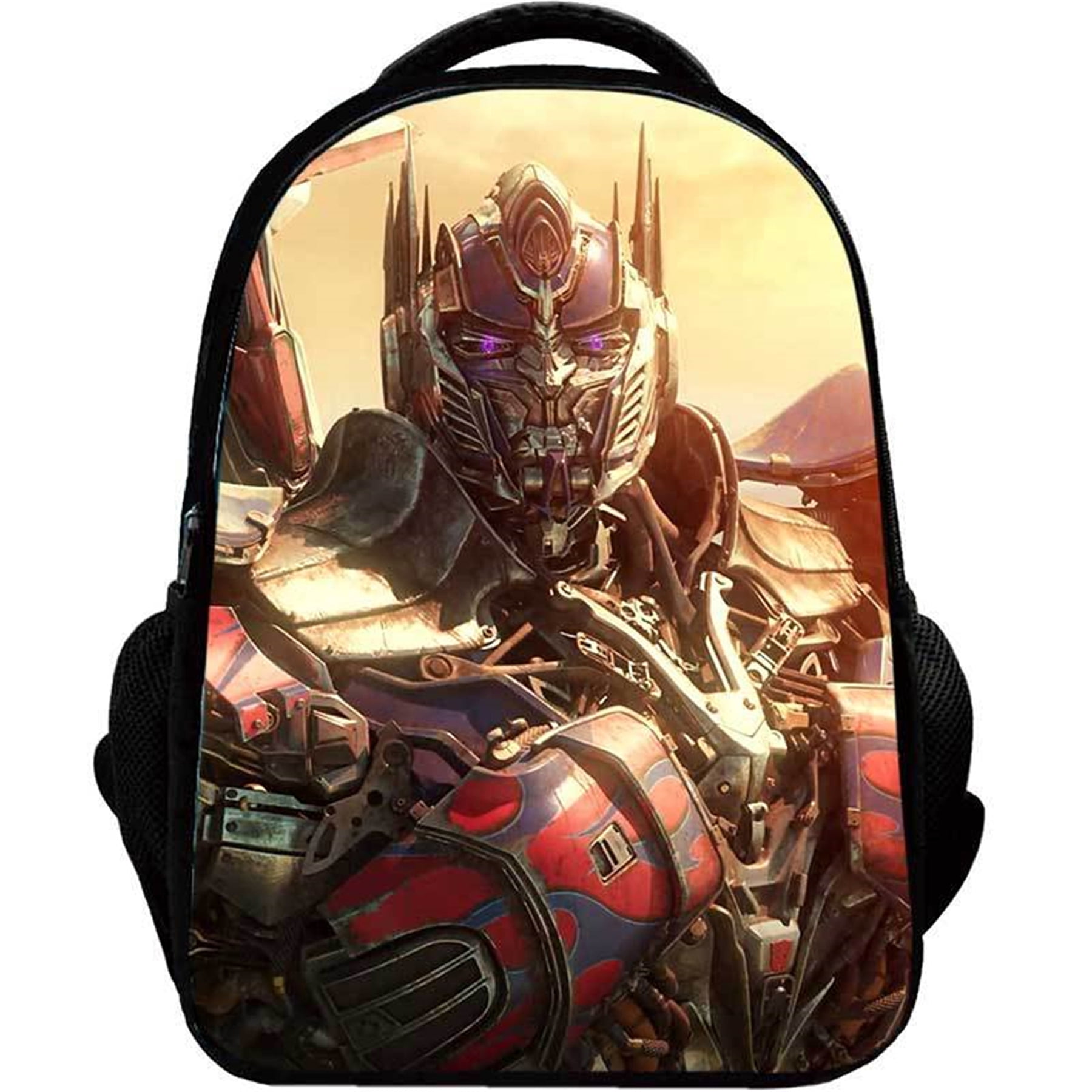Transformers Graphic Backpack Bumblebee Optimus Prime Daily Knapsack ...