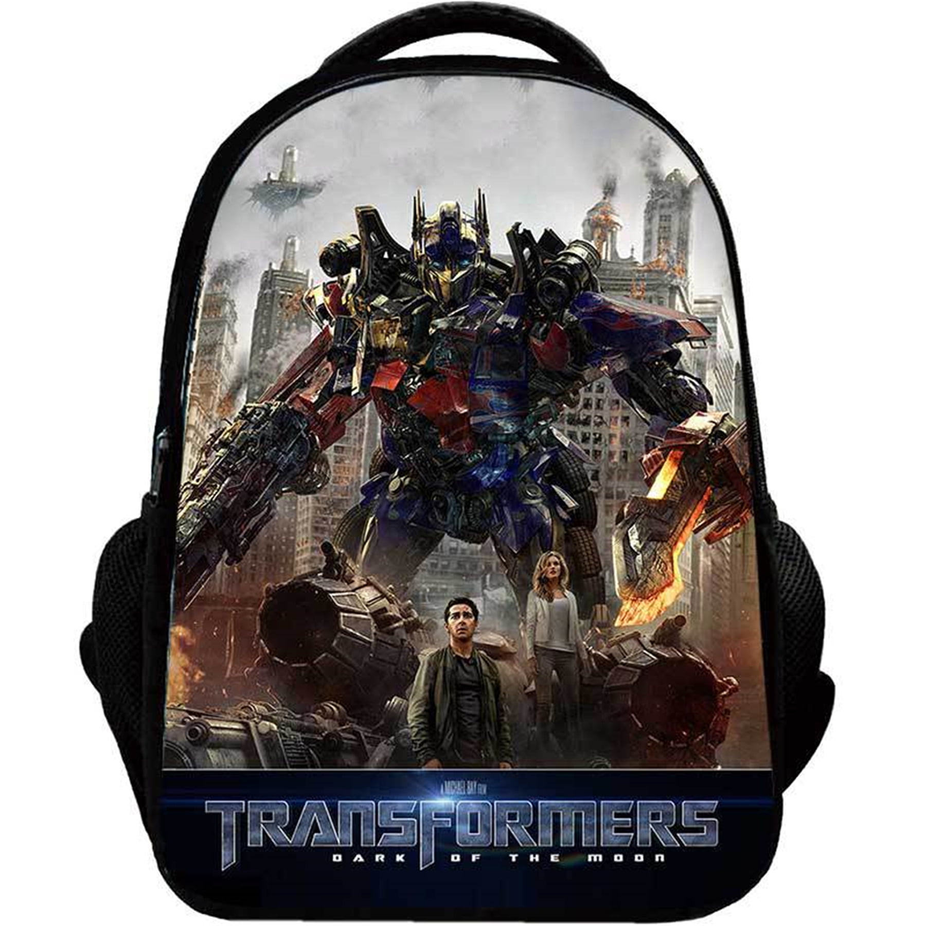 Transformers Graphic Backpack Bumblebee Optimus Prime Daily Knapsack ...
