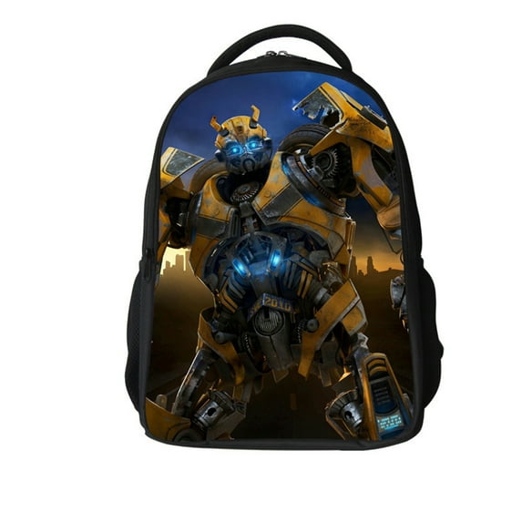 Transformers Graphic Backpack Bumblebee Optimus Prime Daily Knapsack ...