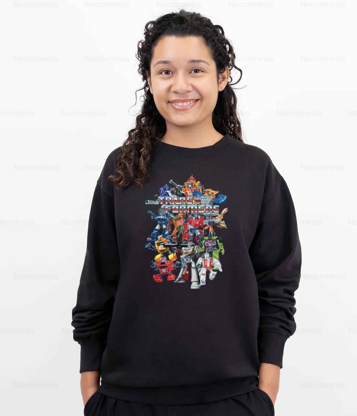 Transformers Group Autobots Poster Kids Adults Optimus Prime Sweatshirt ...
