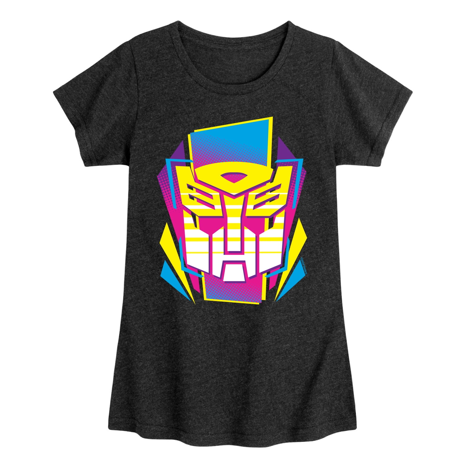 Transformers - Halftone Icon Autobot - Girls Fitted Short Sleeve T ...