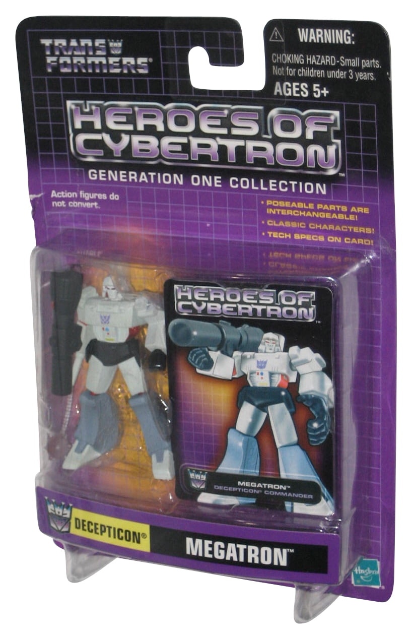 Transformers Heroes of Cybertron (2001) Hasbro G1 Decepticon Megatron ...