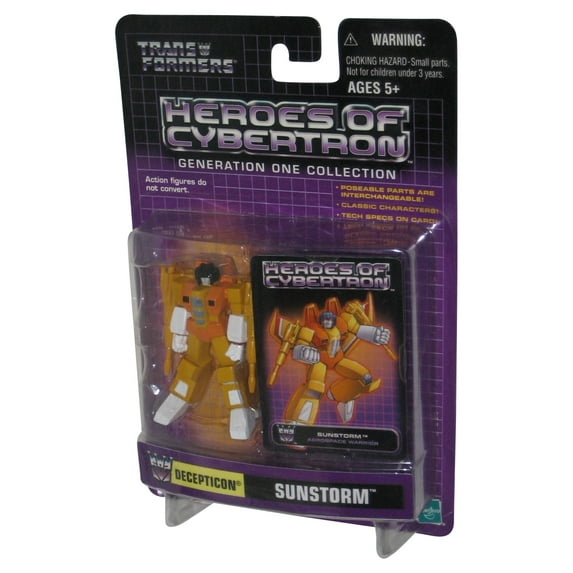 Transformers Heroes of Cybertron (2001) Hasbro Generation One Sunstorm ...