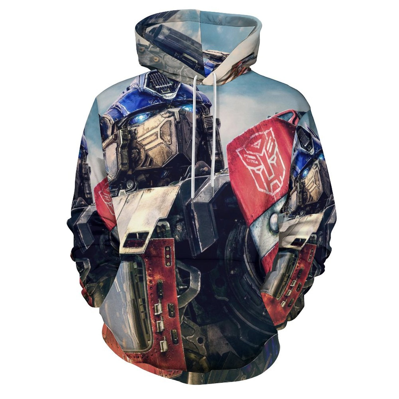 Transformers Hoodie 3D Print Pullover Hooded Long Sleeve Sweatshirts ...