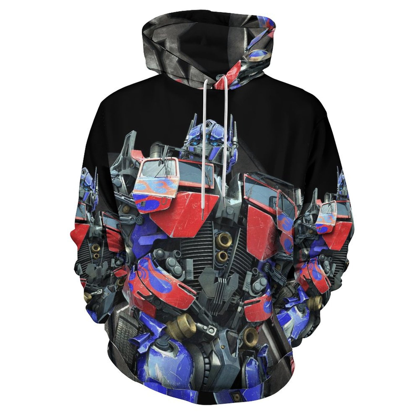 Transformers Hoodie 3D Print Pullover Hooded Long Sleeve Sweatshirts ...
