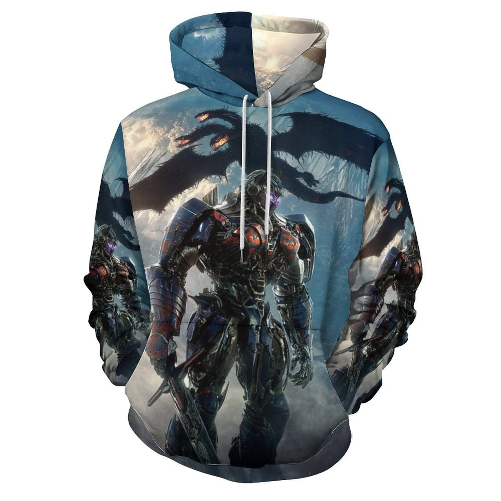 Transformers Hoodie 3D Print Pullover Hooded Long Sleeve Sweatshirts ...