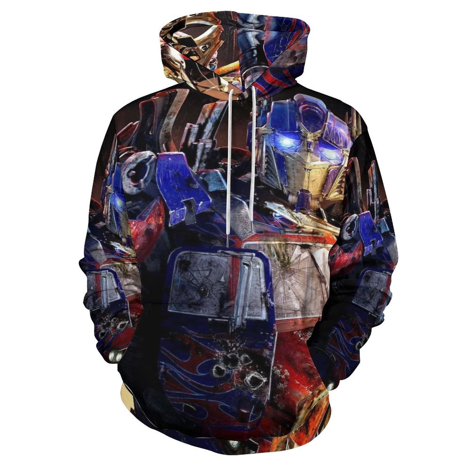 Transformers Hoodie 3D Print Pullover Hooded Long Sleeve Sweatshirts ...