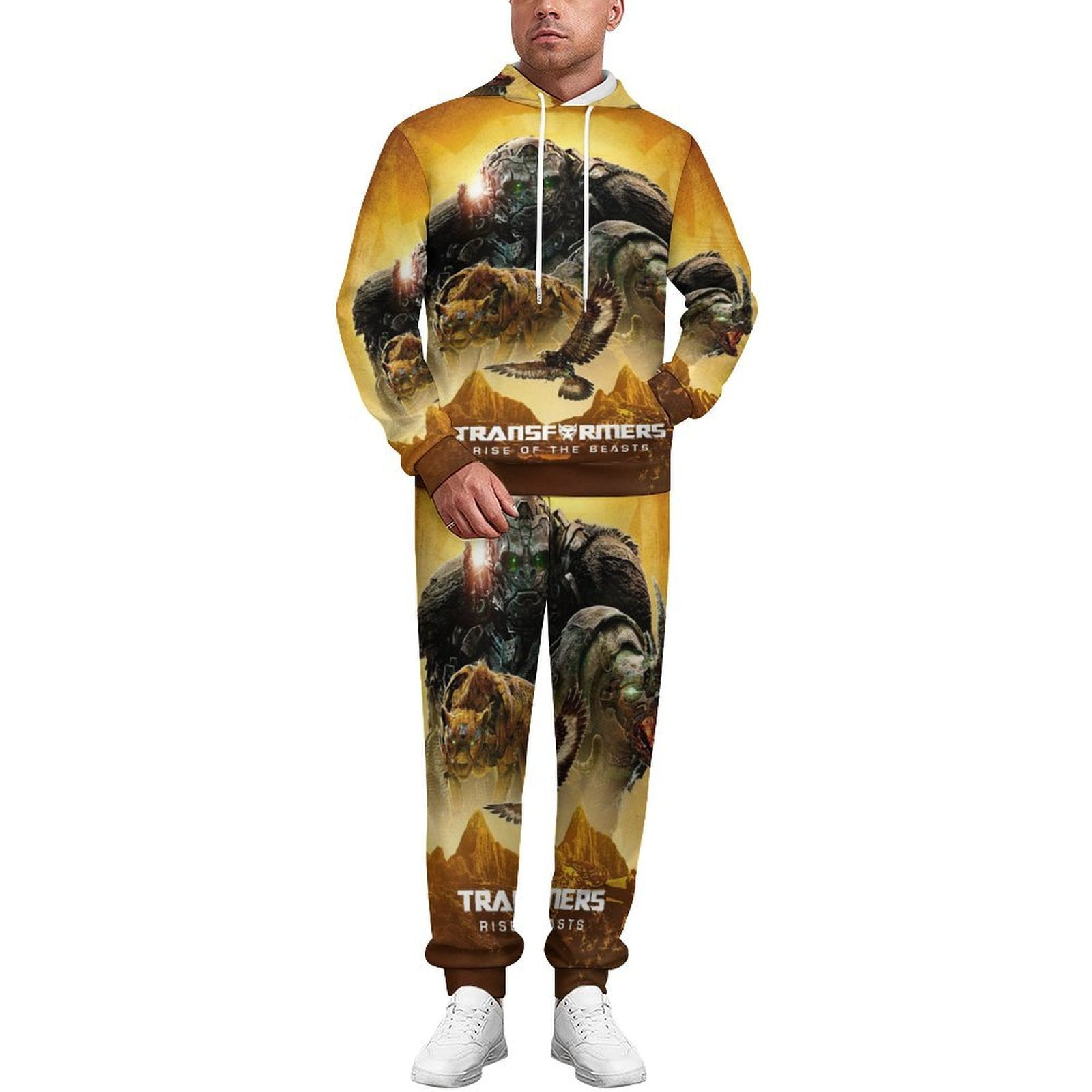 Transformers Hoodie and Sweatpants Set Hooded Sweatshirt Pants 2 Piece ...
