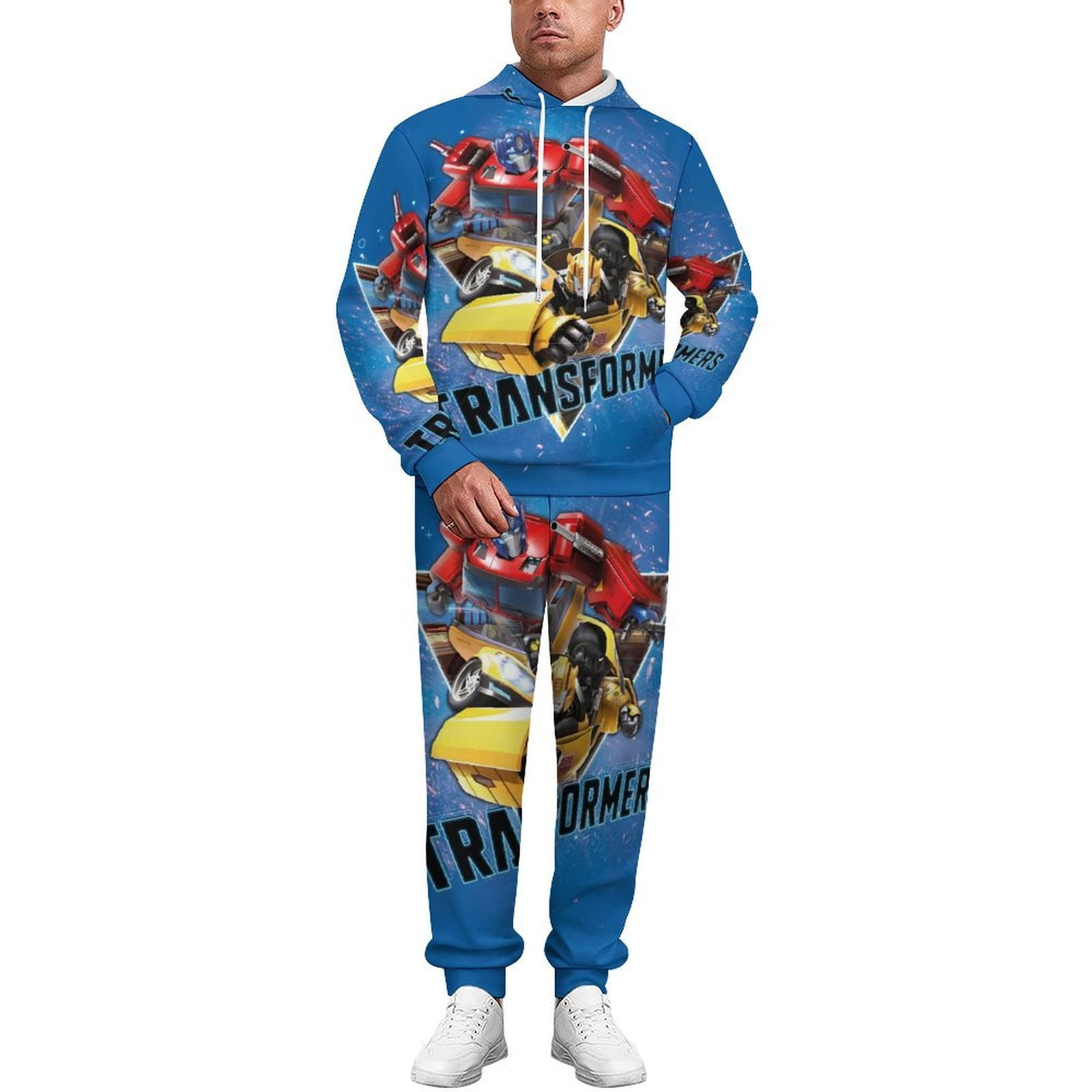 Transformers Hoodie and Sweatpants Set Hooded Sweatshirt Pants 2 Piece ...