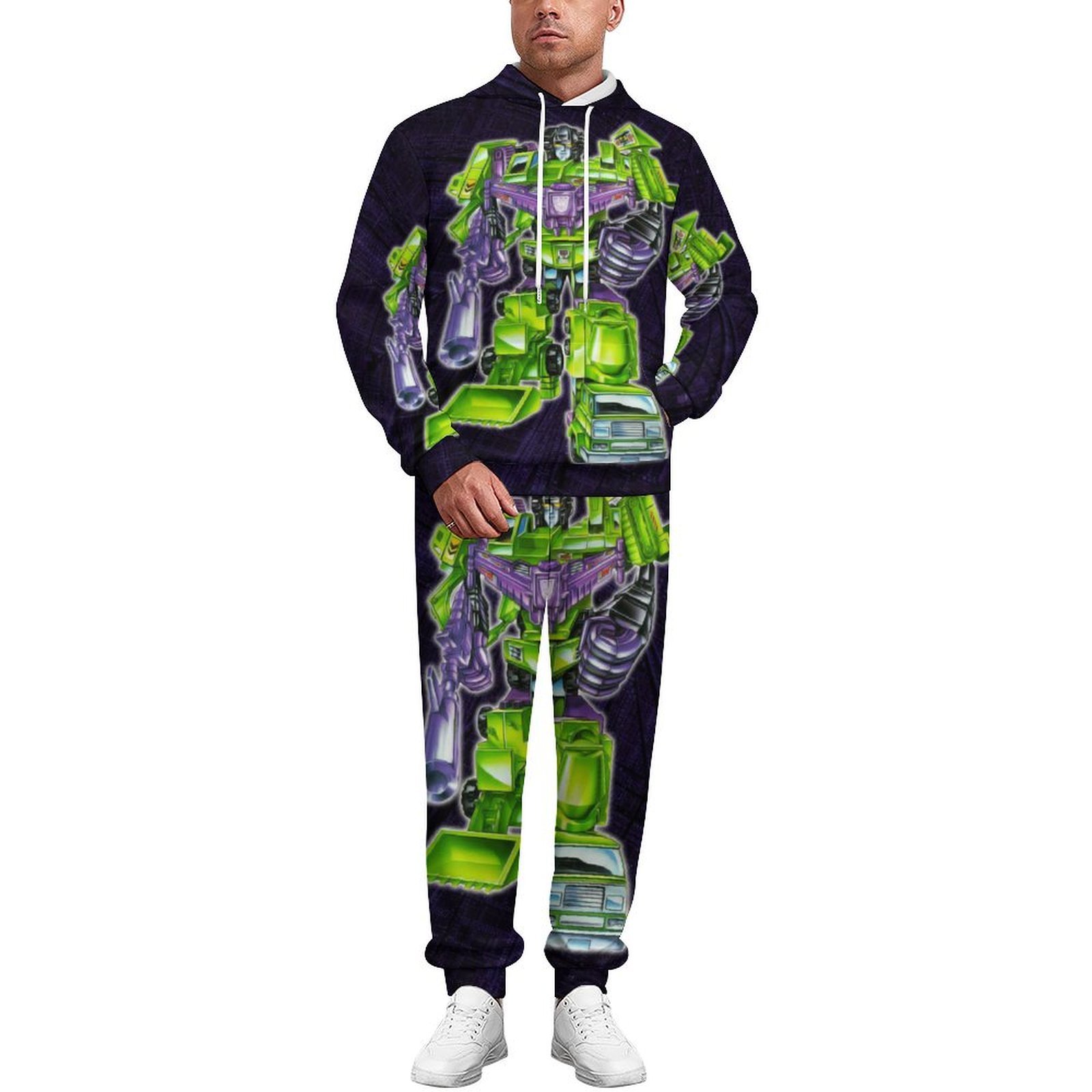 Transformers Hoodie and Sweatpants Set Hooded Sweatshirt Pants 2 Piece ...