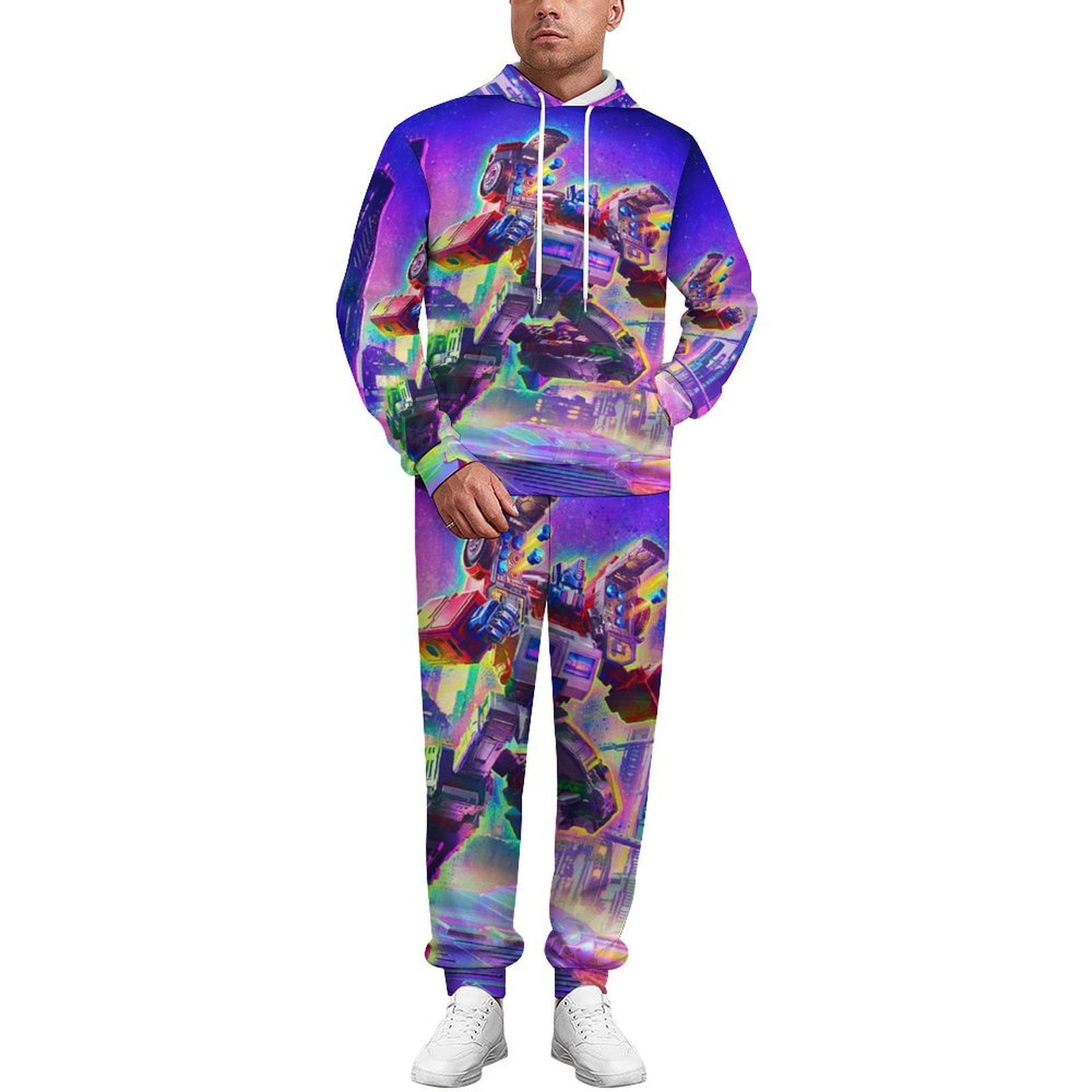 Transformers Hoodie and Sweatpants Set Hooded Sweatshirt Pants 2 Piece ...