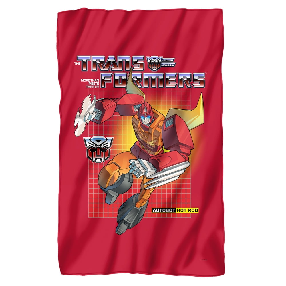 Transformers Hot Rod Fleece Blanket 36' x 58' - Walmart.com