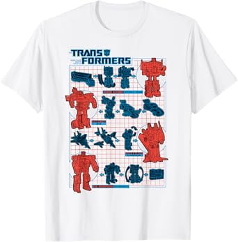 Transformers How To Transform Schematic T-Shirt - Walmart.com